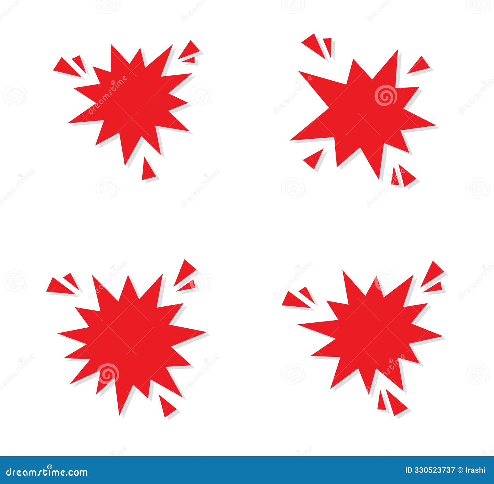 Red splash star icon stock vector. Illustration of white - 330523737