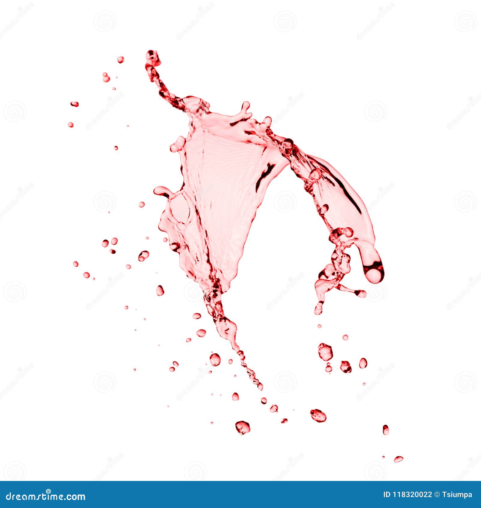 Red splash on a white stock photo. Image of motion, juice - 118320022