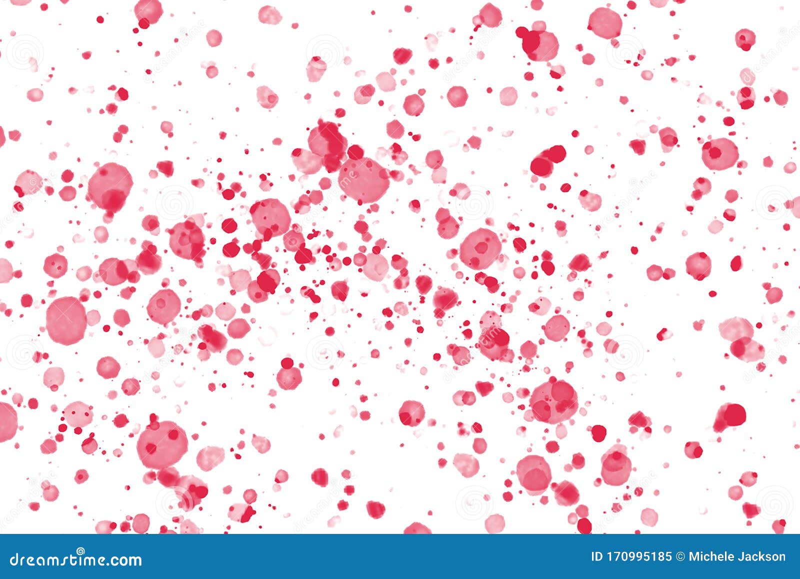 Red Splotches on White Background Stock Illustration - Illustration of ...