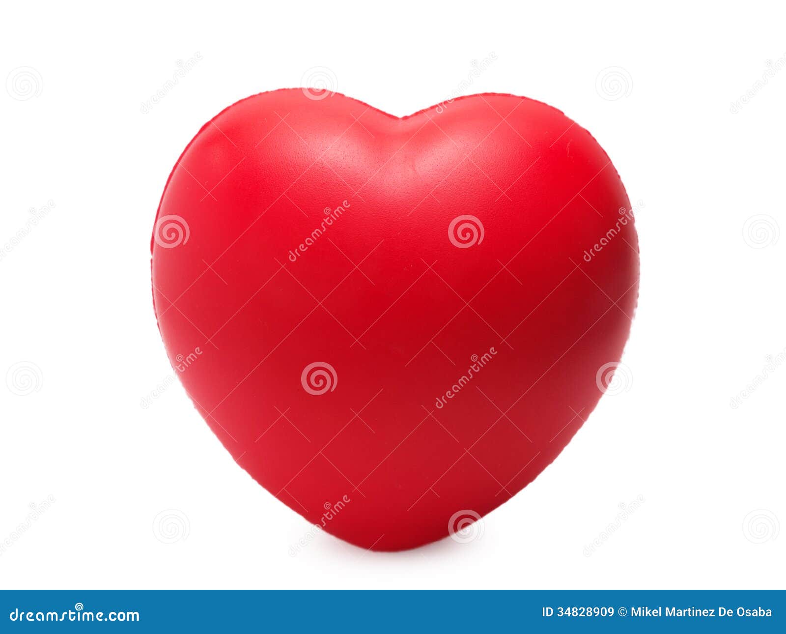Red Sponge with Heart Shape Isolated on White Stock Image - Image of ...