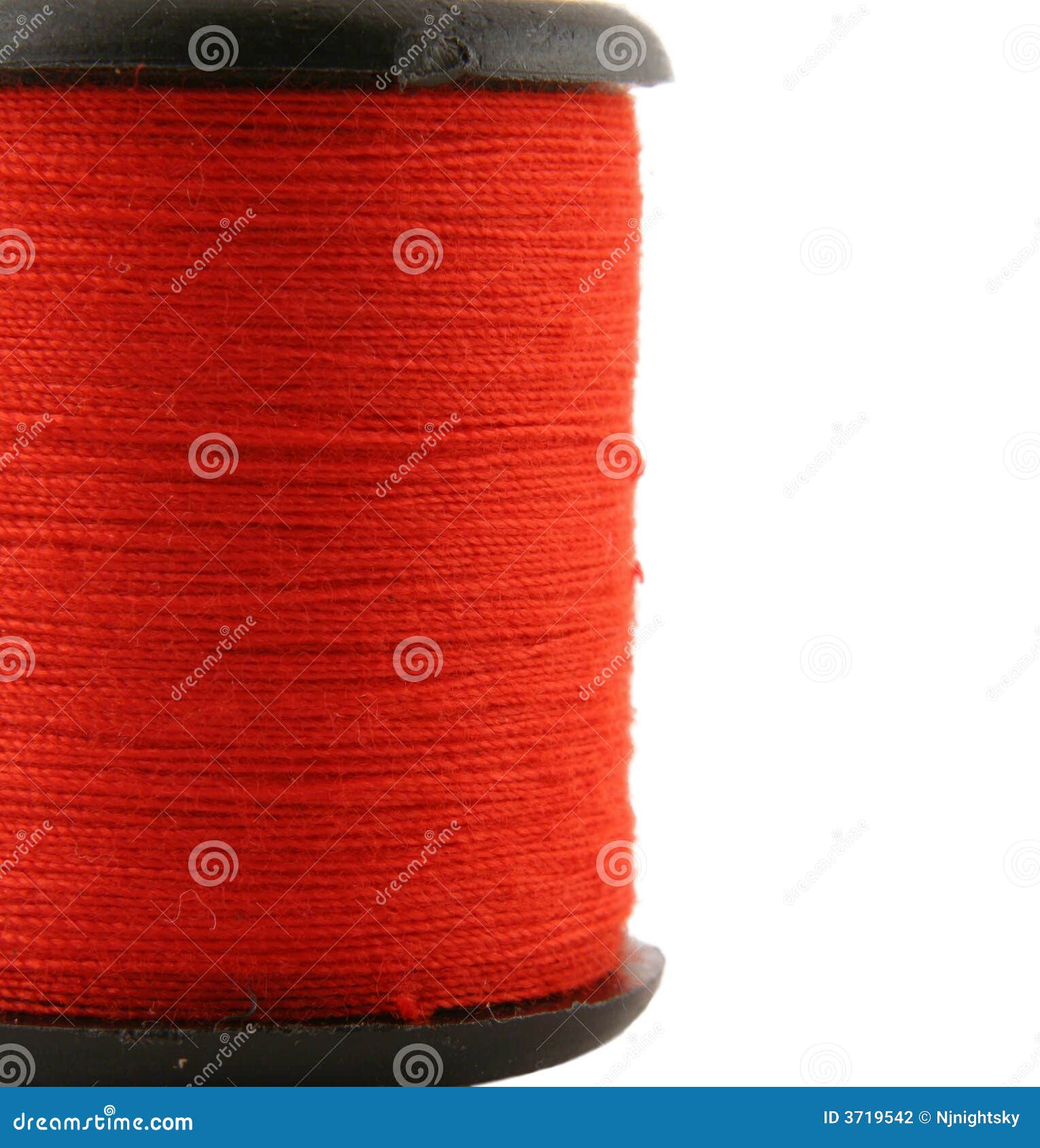 Red spool of thread stock photo. Image of colored, fiber - 3719542