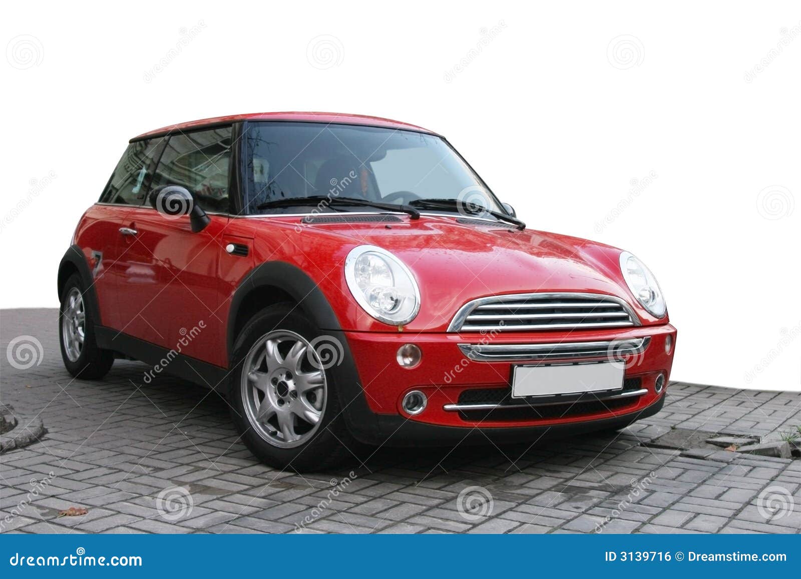 Red sport car stock photo. Image of outdoors, sedan, engine - 3139716