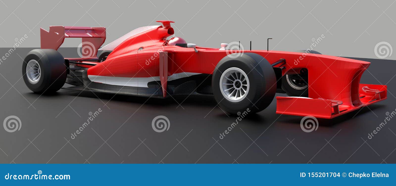 Red Sport Car,race Car ,red Car,3d Render Stock Illustration ...