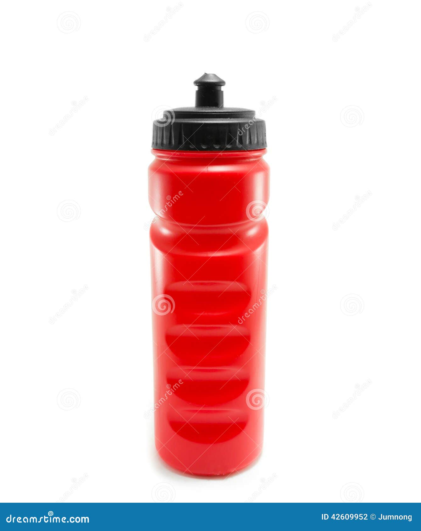 Red Sport Water Bottle on White Stock Photo - Image of bottle, isolated ...