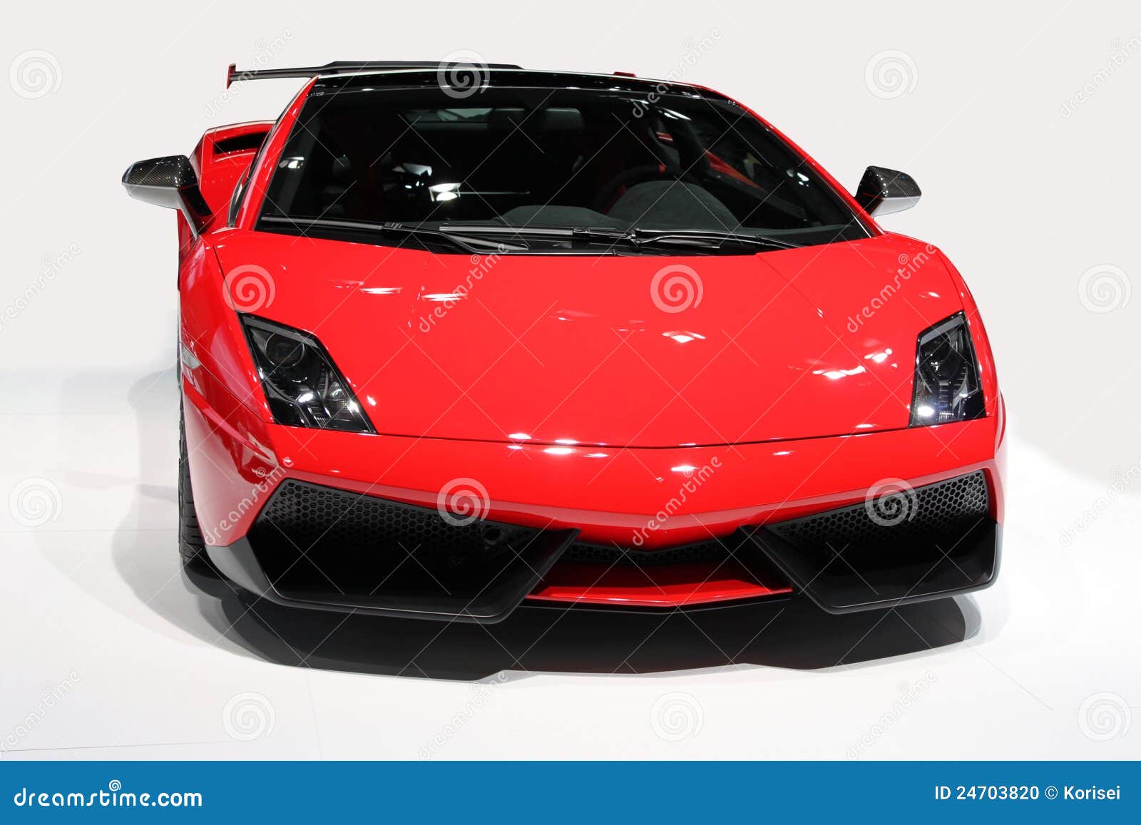 Red sports car stock photo. Image of tire, headlight - 24703820