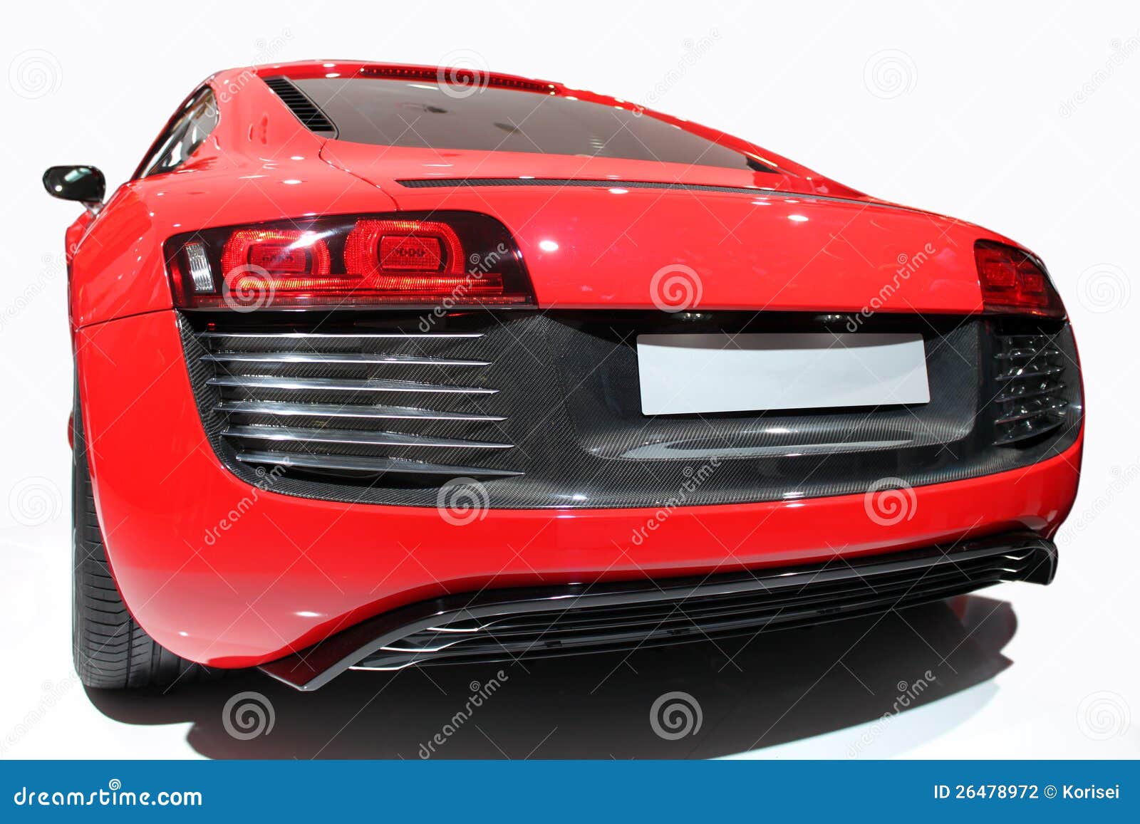 Red sports car stock photo. Image of sport, polished - 26478972
