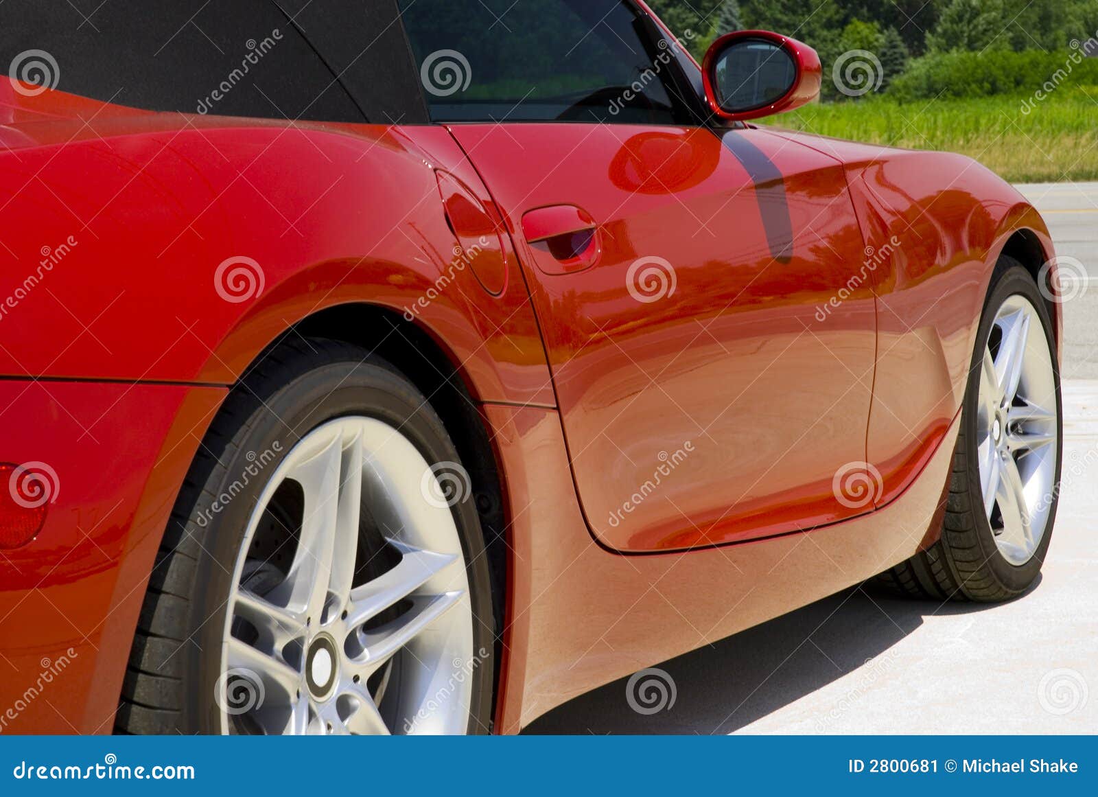 Red Sports Car stock image. Image of speedster, wealth - 2800681