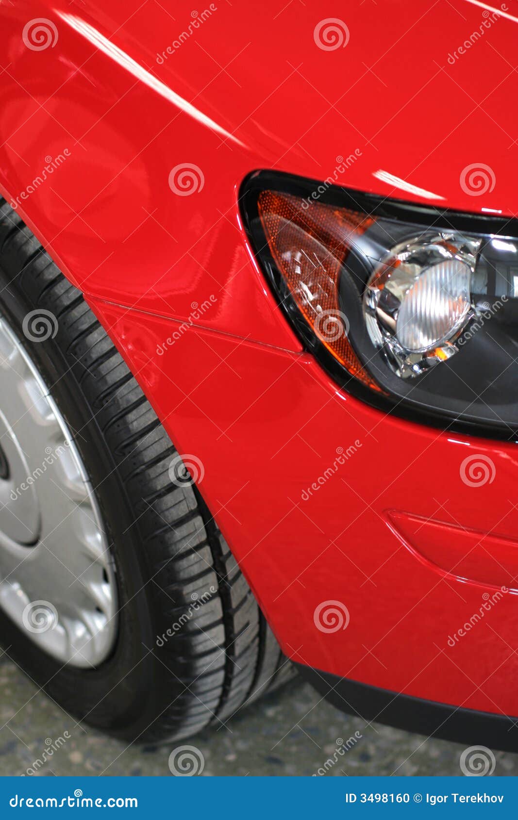 Red sports car stock photo. Image of conveyance, equipment - 3498160