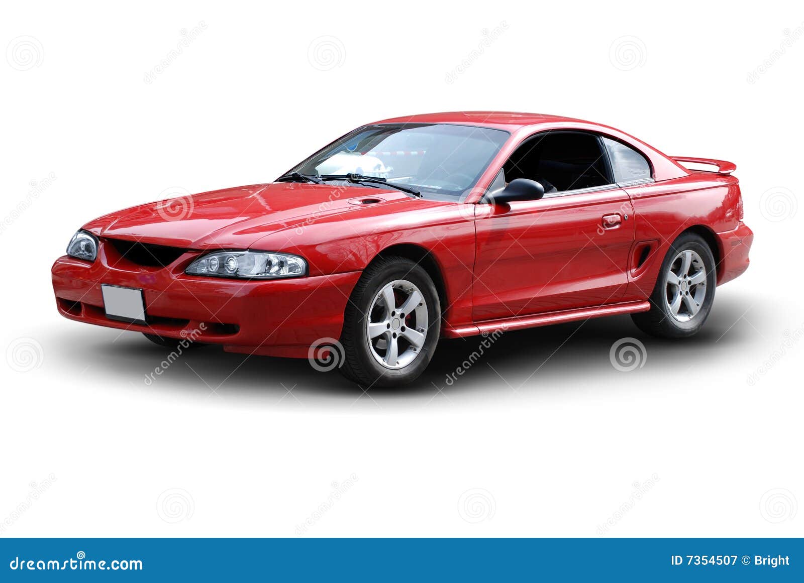 Red Sports Car stock image. Image of surface, ford, transportation ...