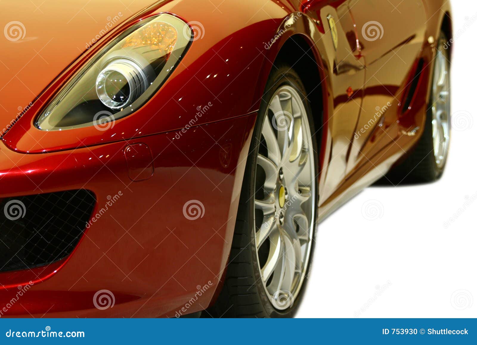Red sports car editorial image. Image of attractive, performance - 753930