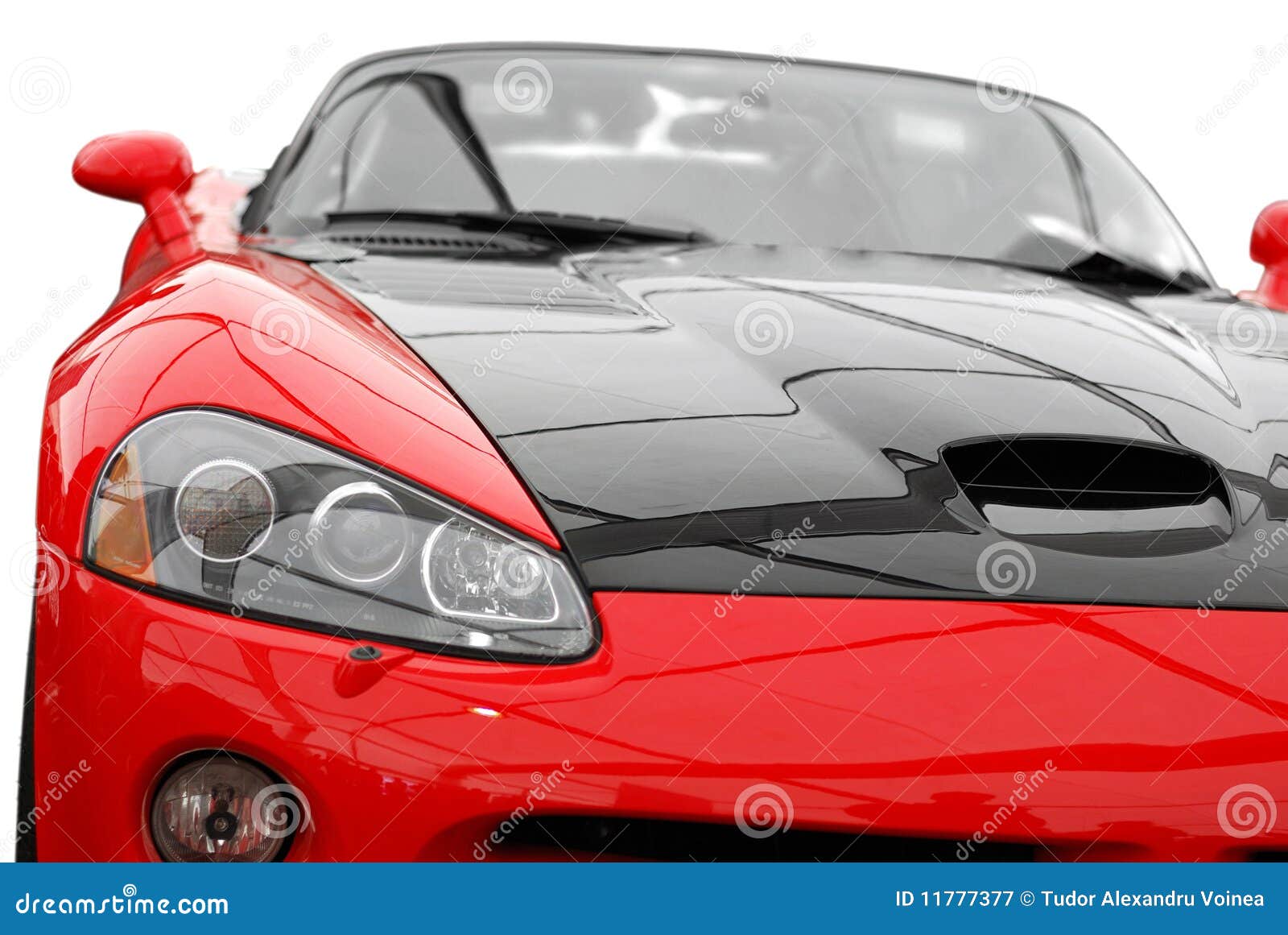 Red sports car isolated stock image. Image of contrast - 11777377