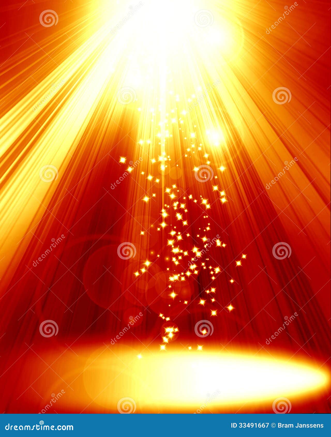 Red Spotlight Royalty Free Stock Photography - Image: 33491667