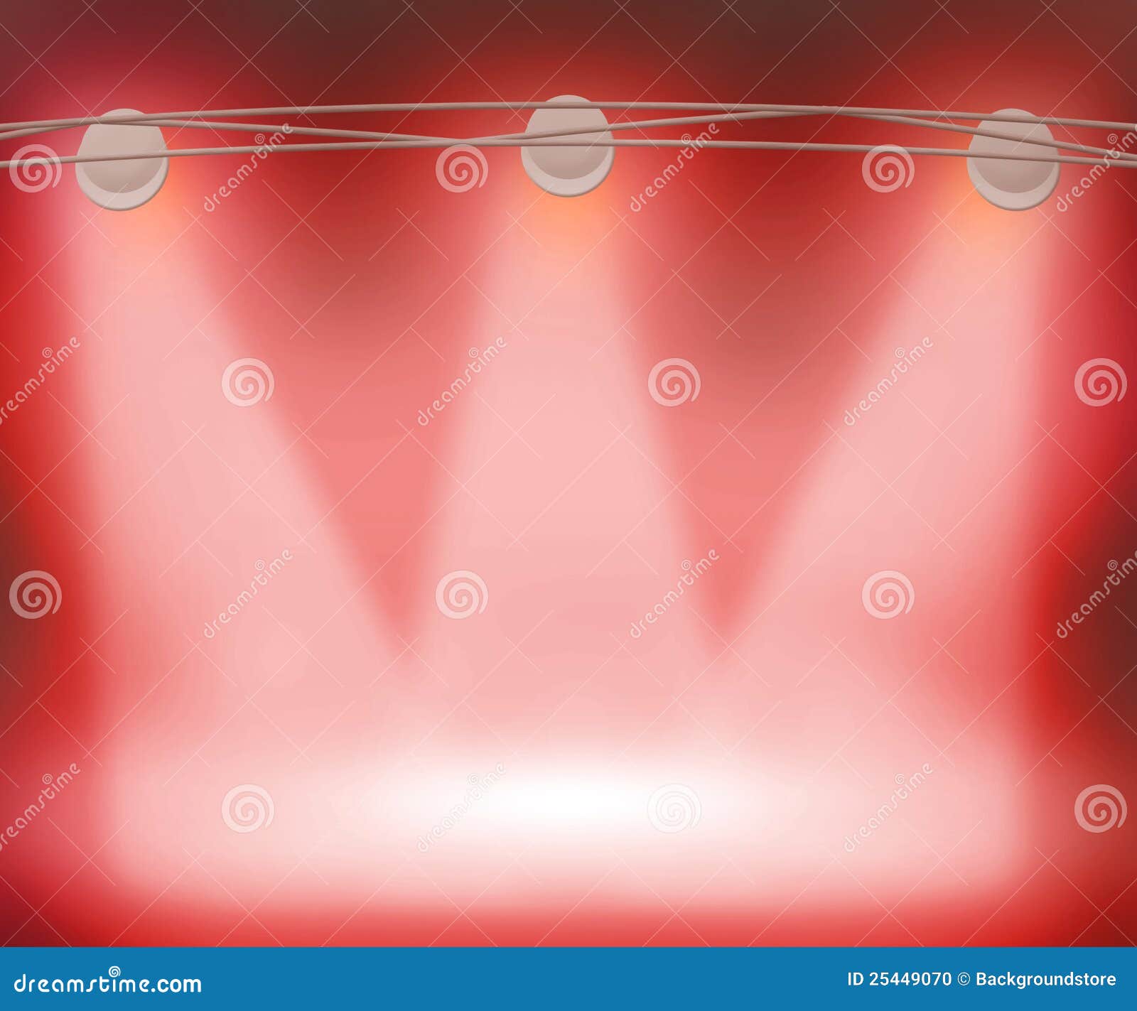 Red Spotlights Background stock illustration. Illustration of black ...