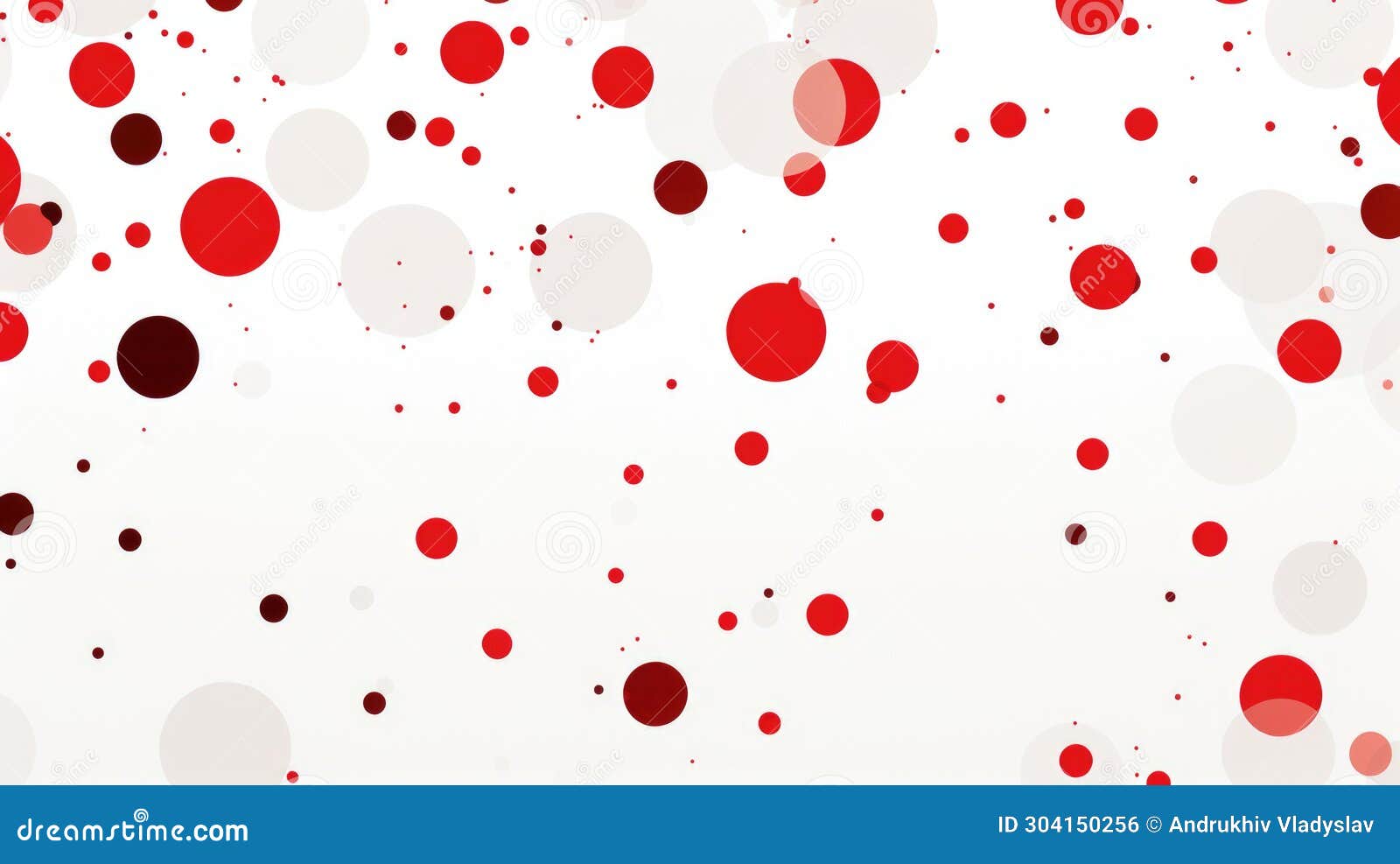 Red Spots on White Background, Abstract Illustration Stock Illustration ...