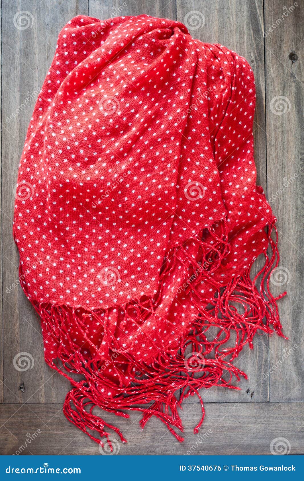 Red spotted scarf stock photo. Image of ornament, design - 37540676