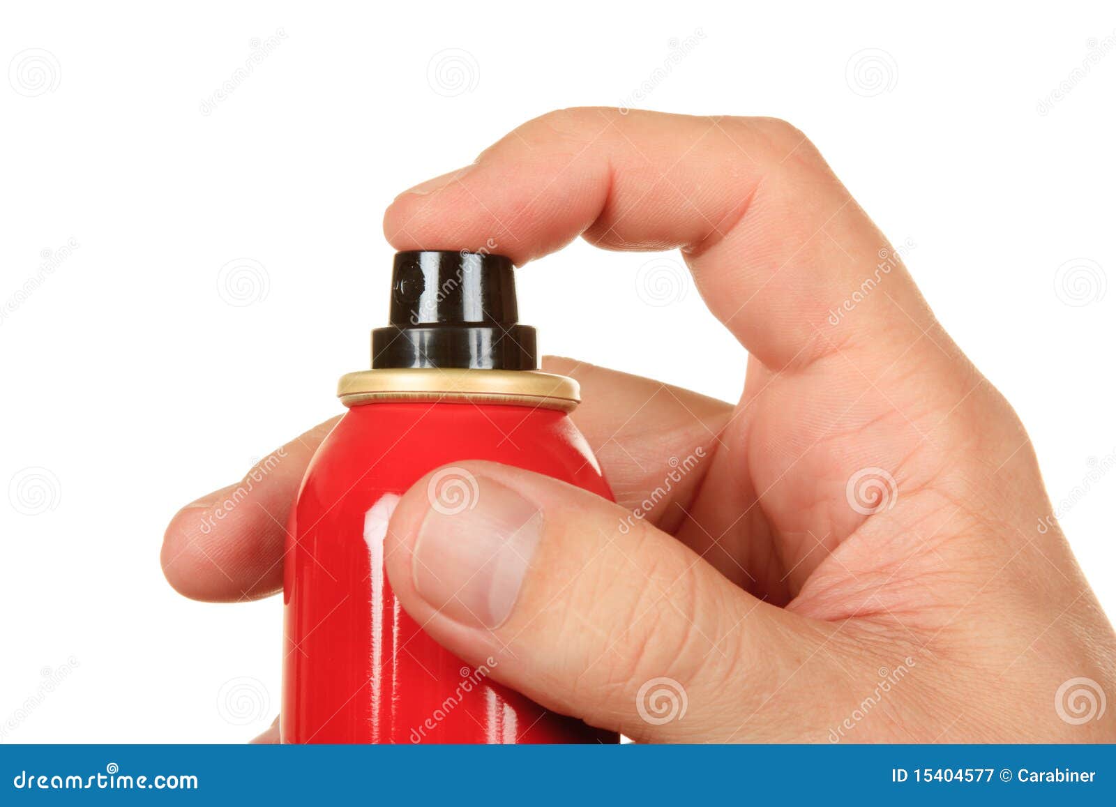 Red Spray Bottle In His Hand Stock Image - Image of toilette, glass ...