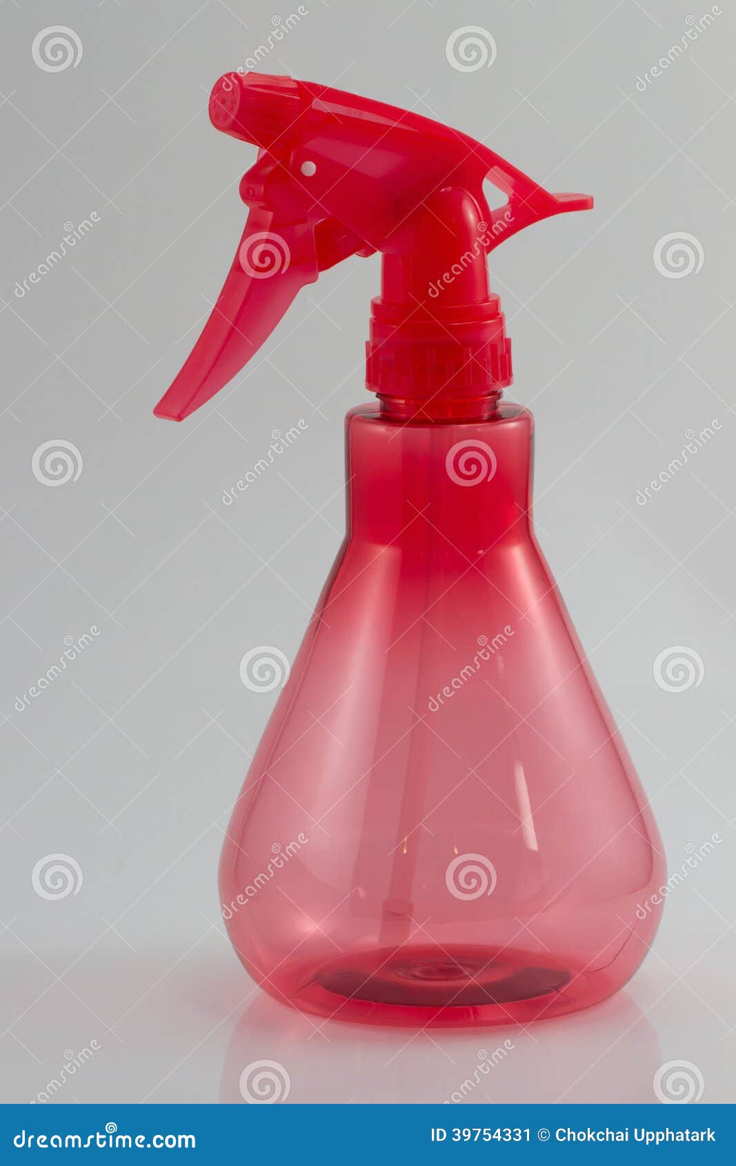 Red Spray bottle stock image. Image of plastic, container - 39754331
