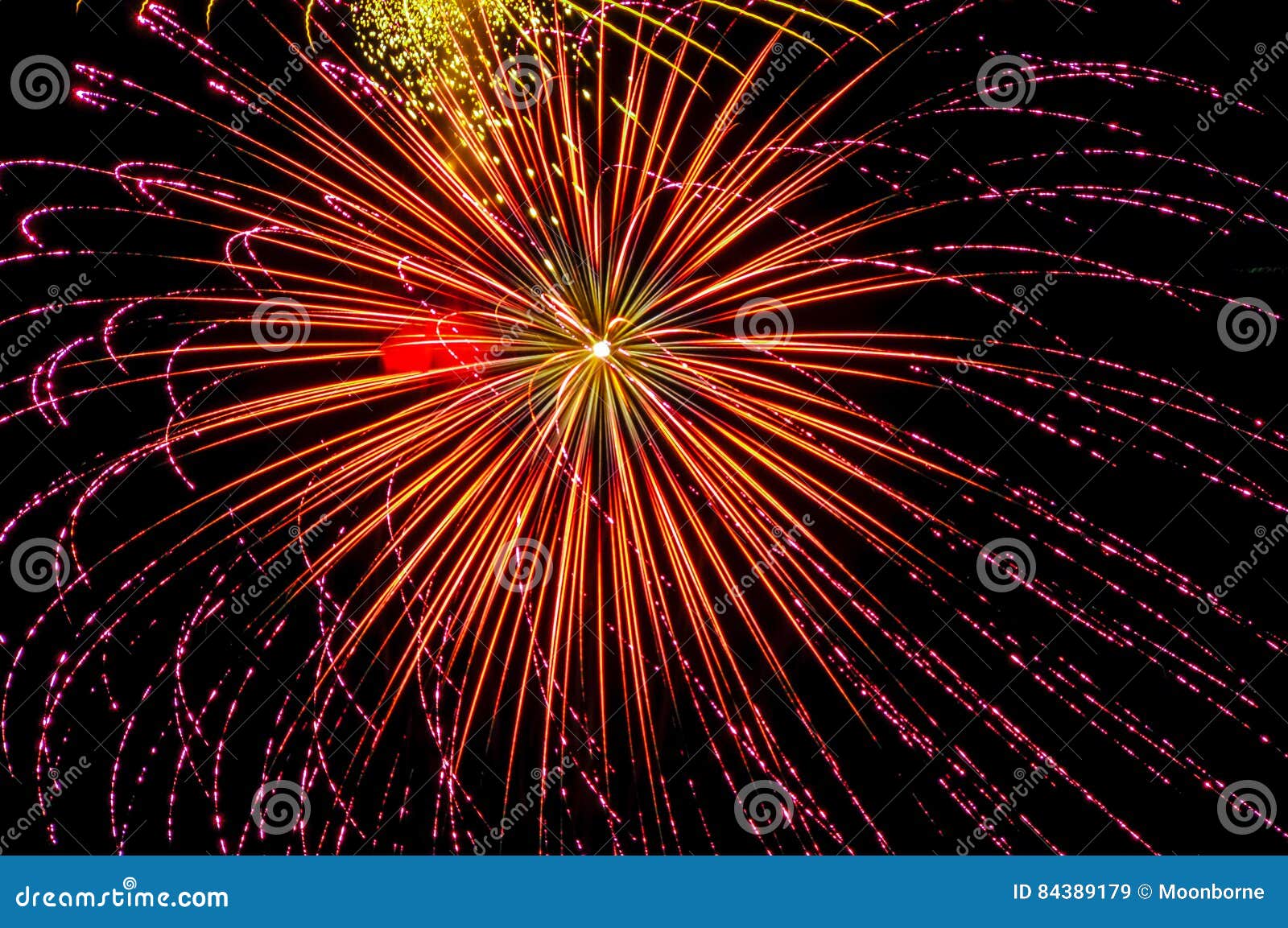Red Spray stock image. Image of shiny, sparkler, display - 84389179