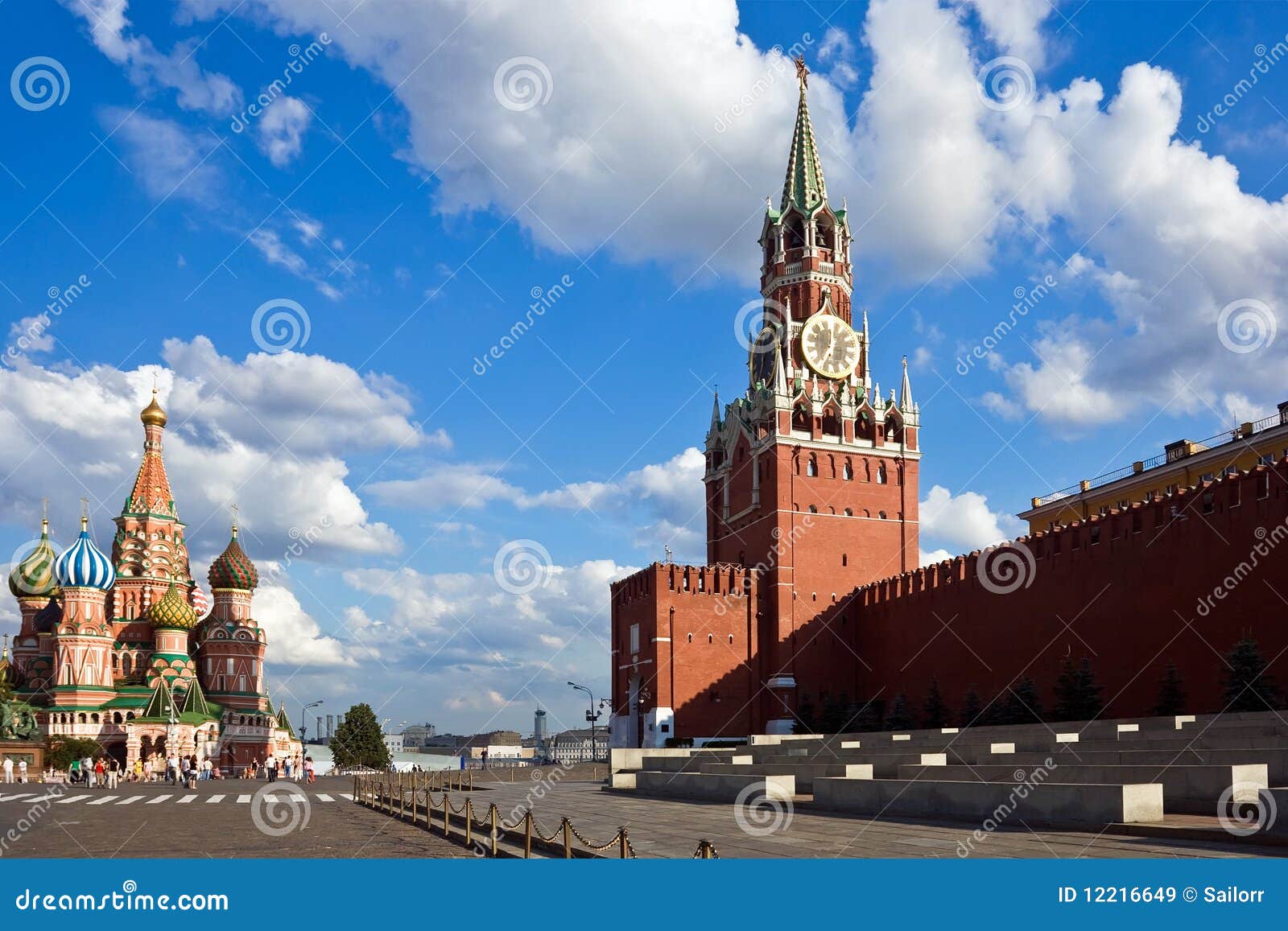 Red Square stock image. Image of cross, brick, architecture - 12216649