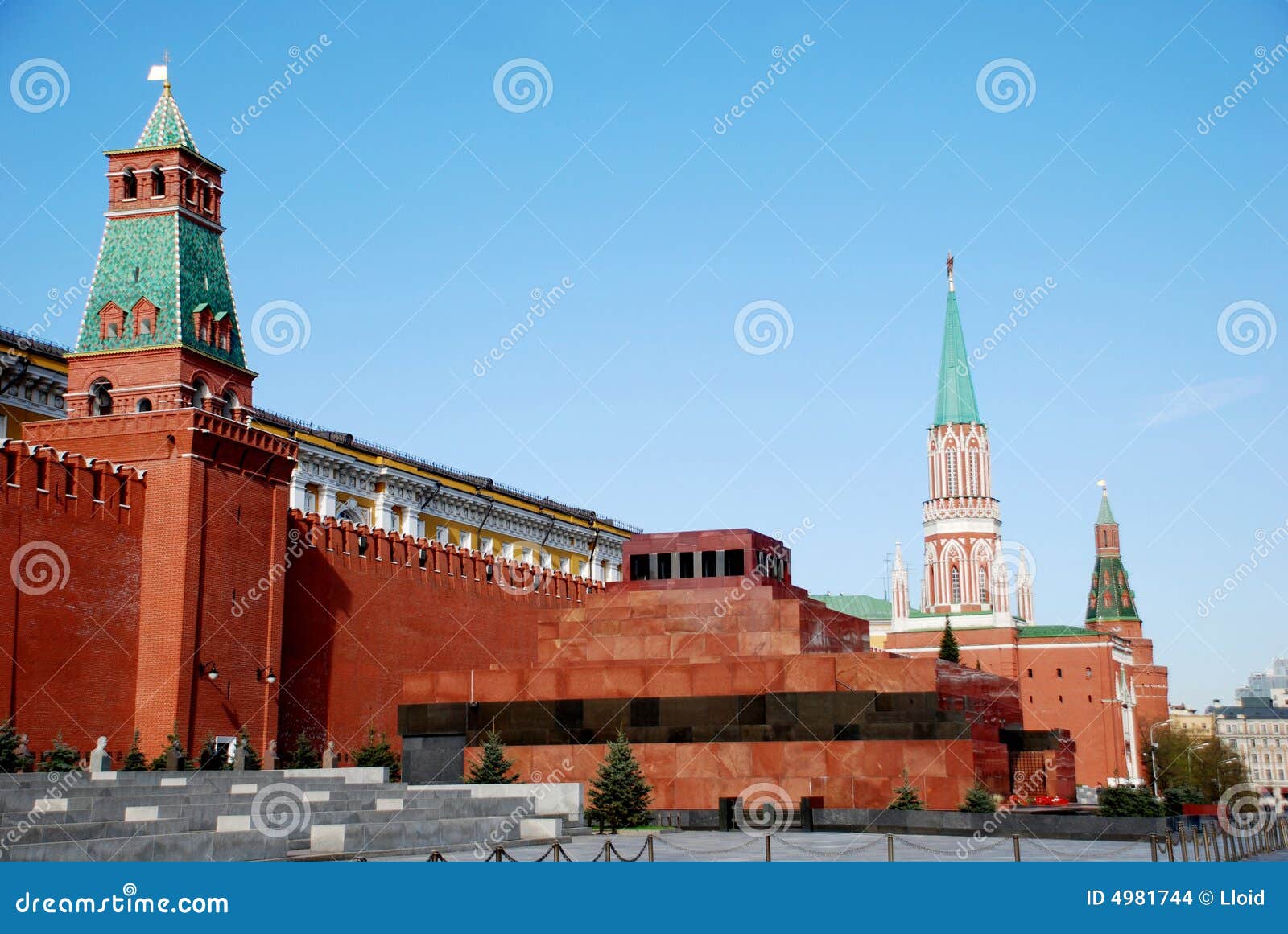 Red Square. stock photo. Image of gift, capital, symbol - 4981744