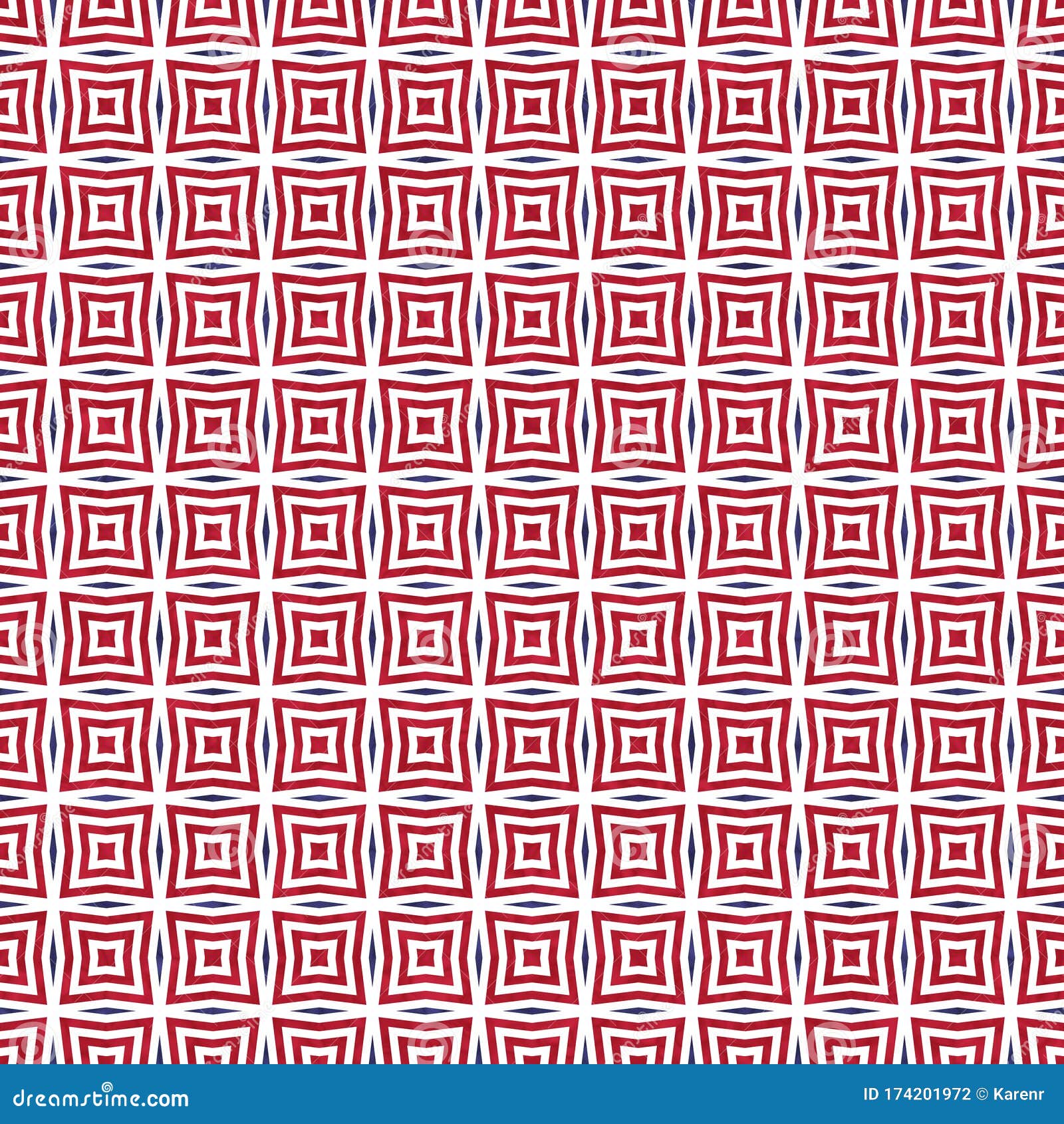 Red Square Abstract Geometric Seamless Textured Pattern Background ...