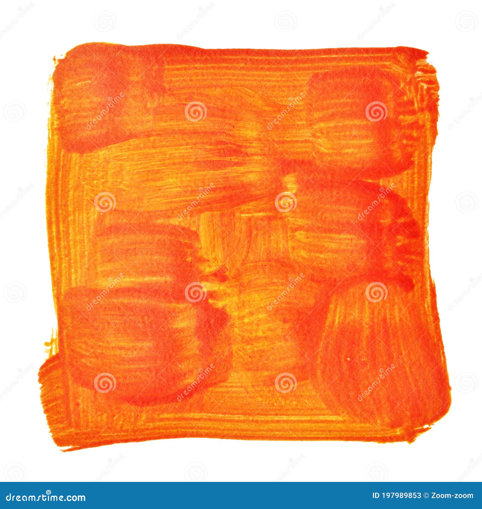 Red Square by Brush Strokes Stock Image - Image of graphic, brushstroke ...