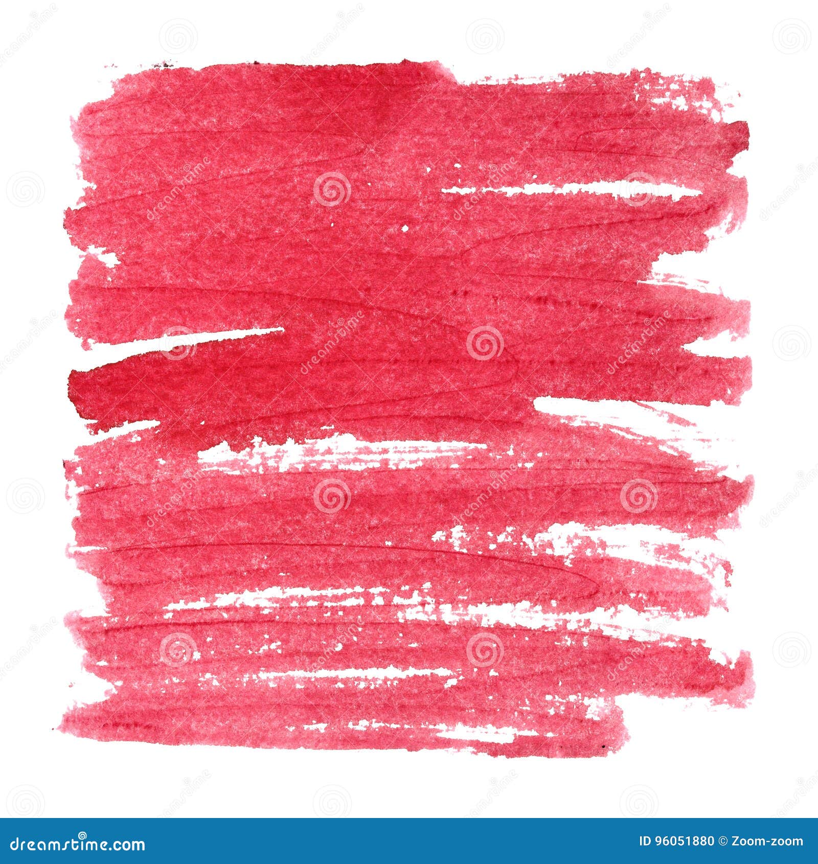 Red Square with Brush Strokes Stock Photo - Image of marker, border ...