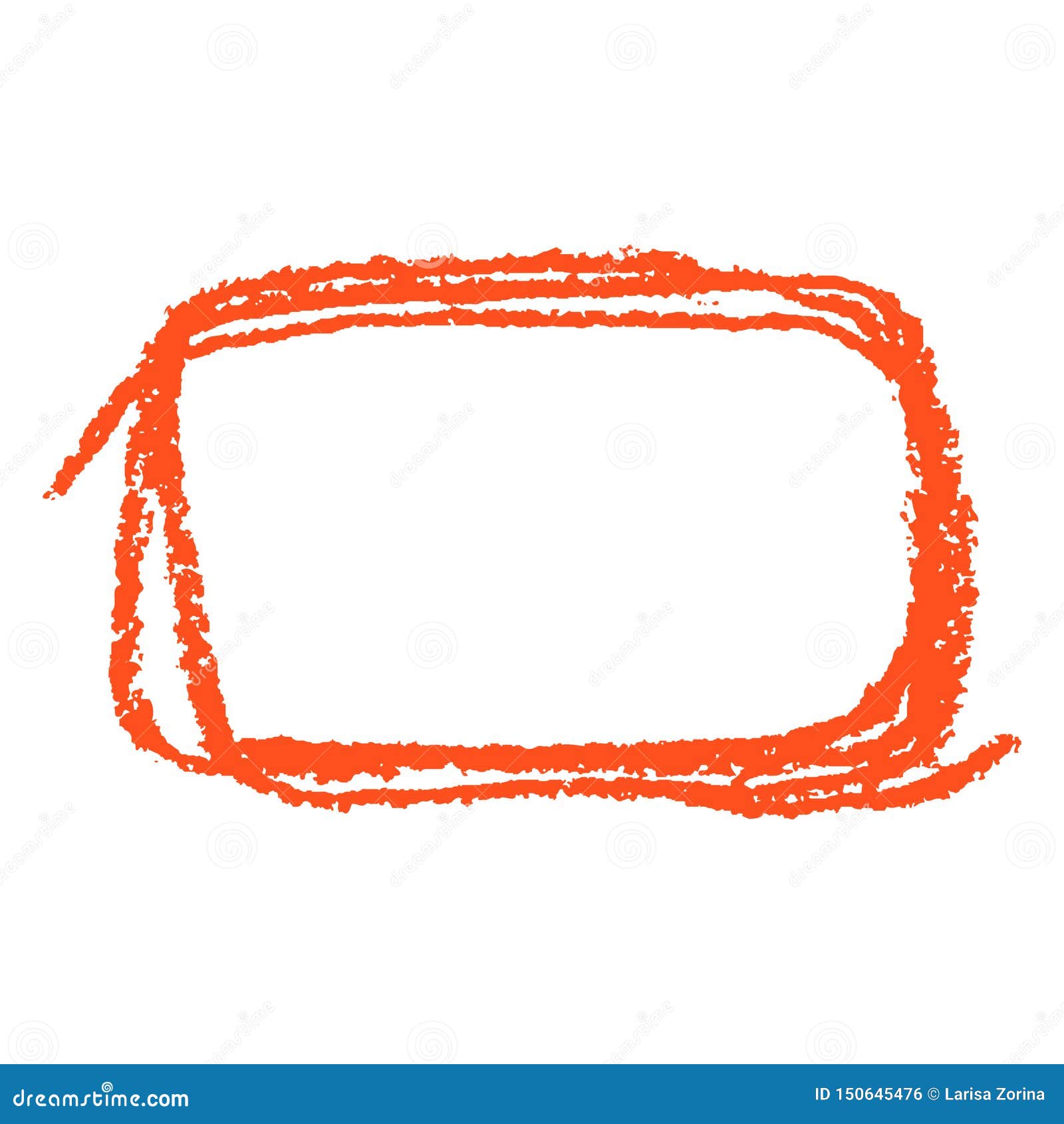 Red Square Copy Space or Frame with Pastel Bright Color Rectangular ...