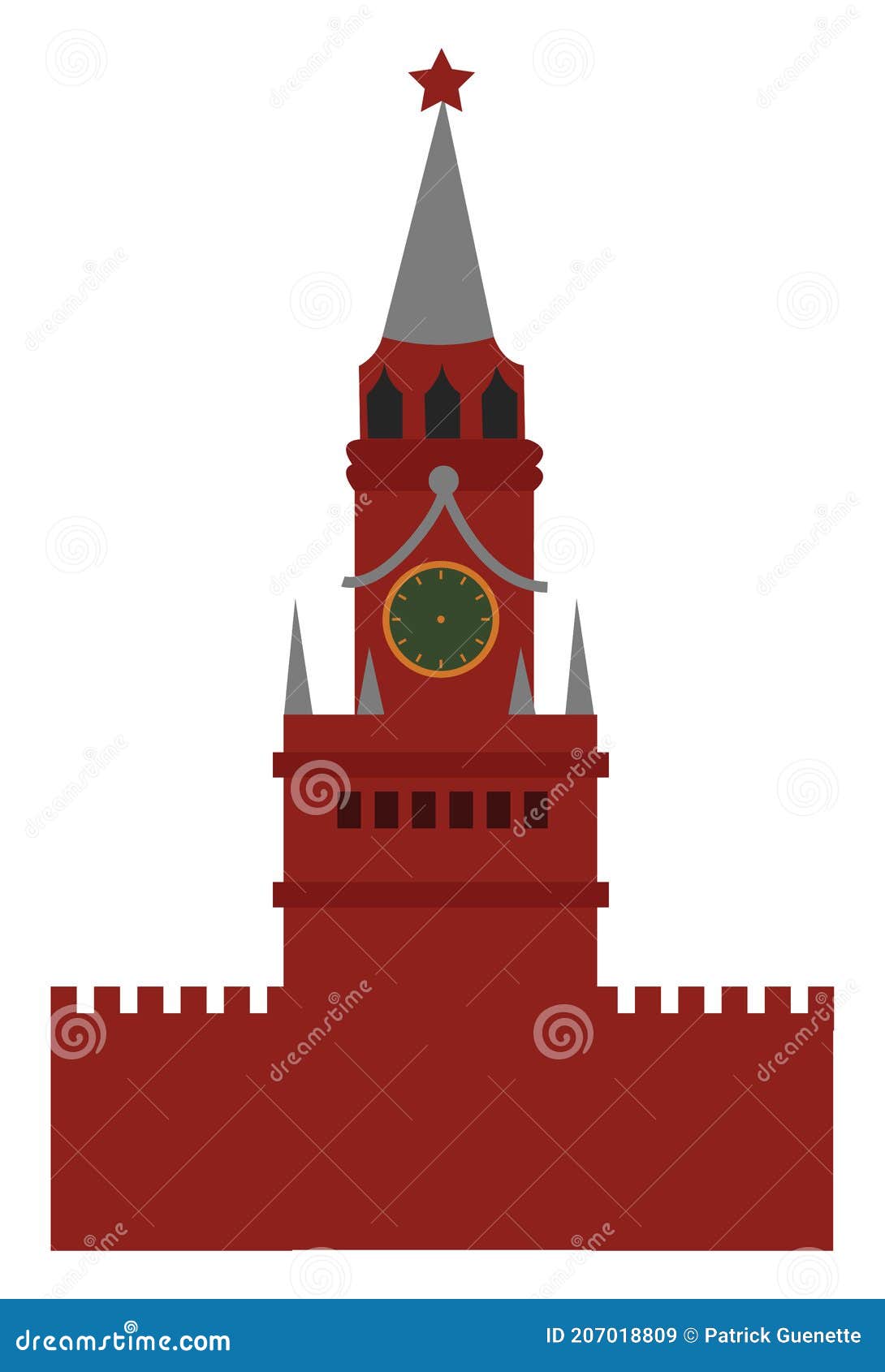 Red Square, Illustration, Vector Stock Vector - Illustration of culture ...