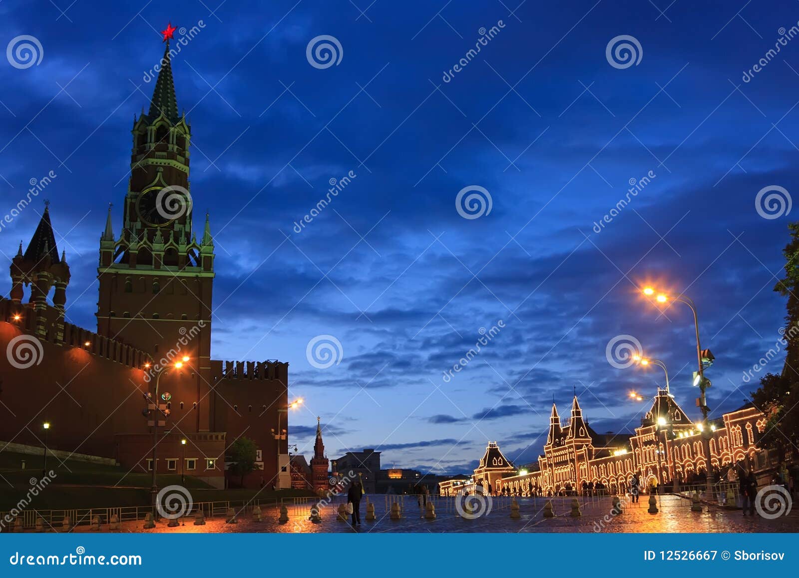 Red Square, Moscow stock image. Image of landmark, stones - 12526667