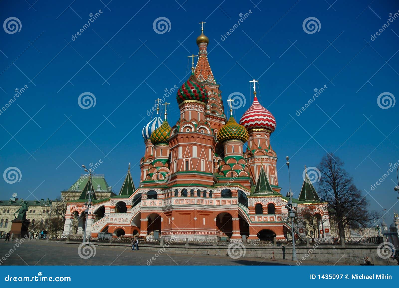 Red square in Moscow stock image. Image of kremlin, moscow - 1435097