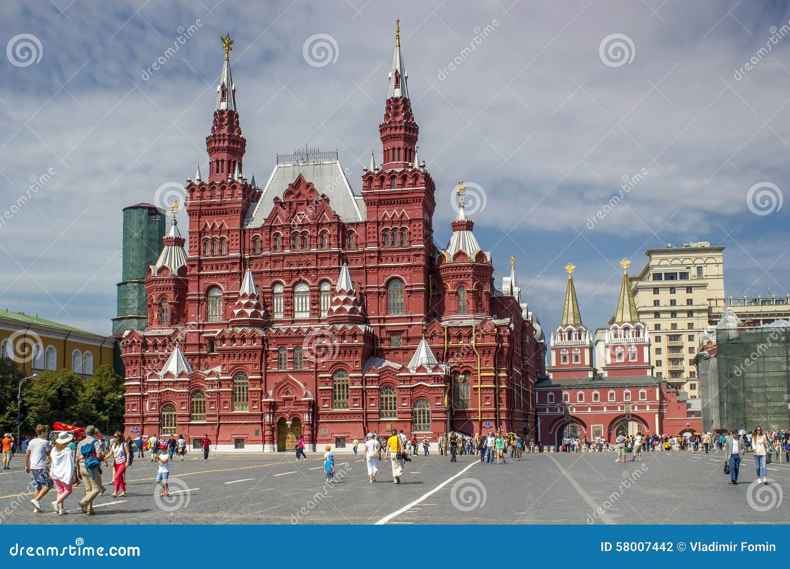 Red square moscow editorial photography. Image of rustic - 58007442