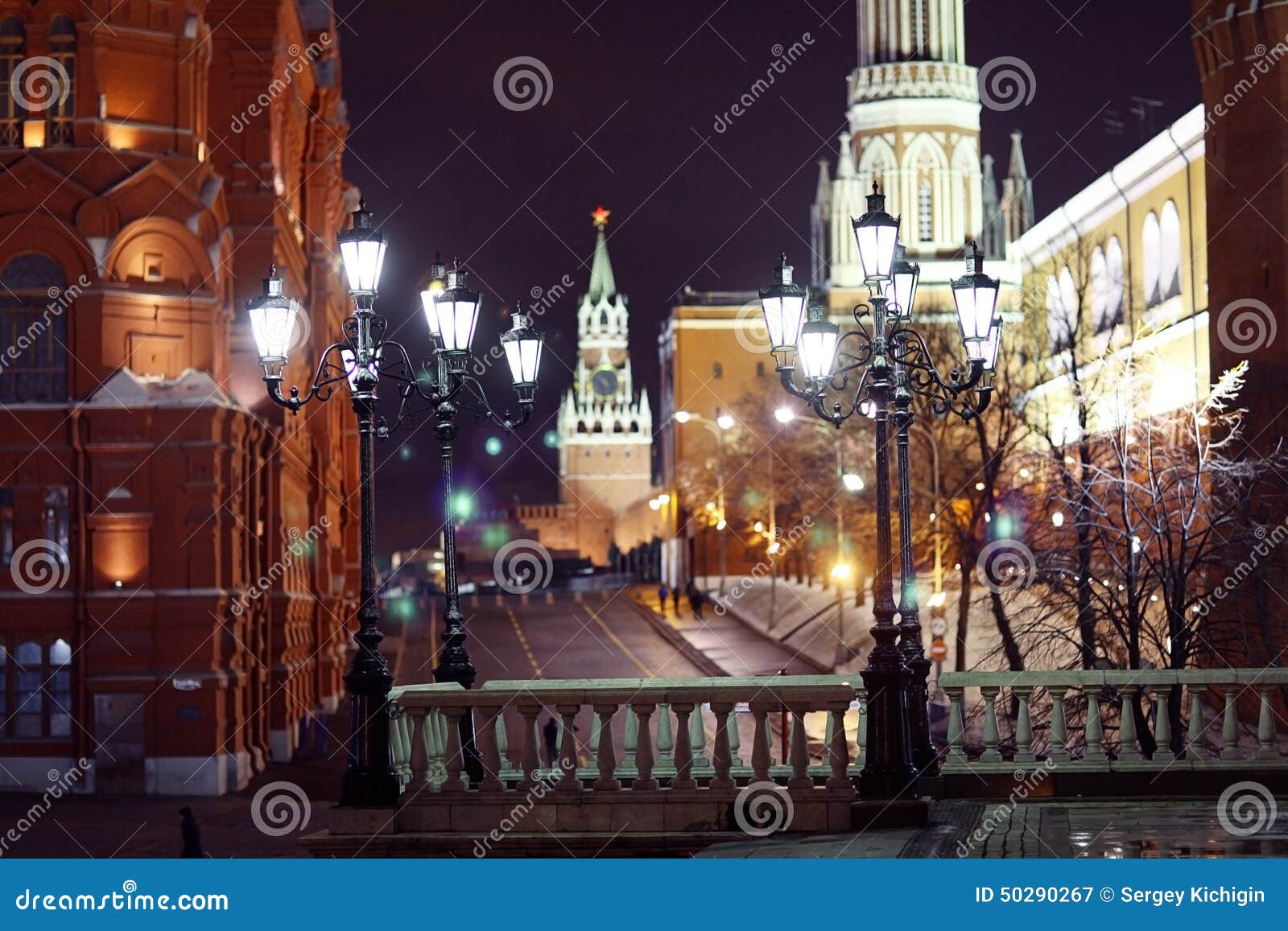 Red Square, Moscow Kremlin Night Stock Image - Image of european ...