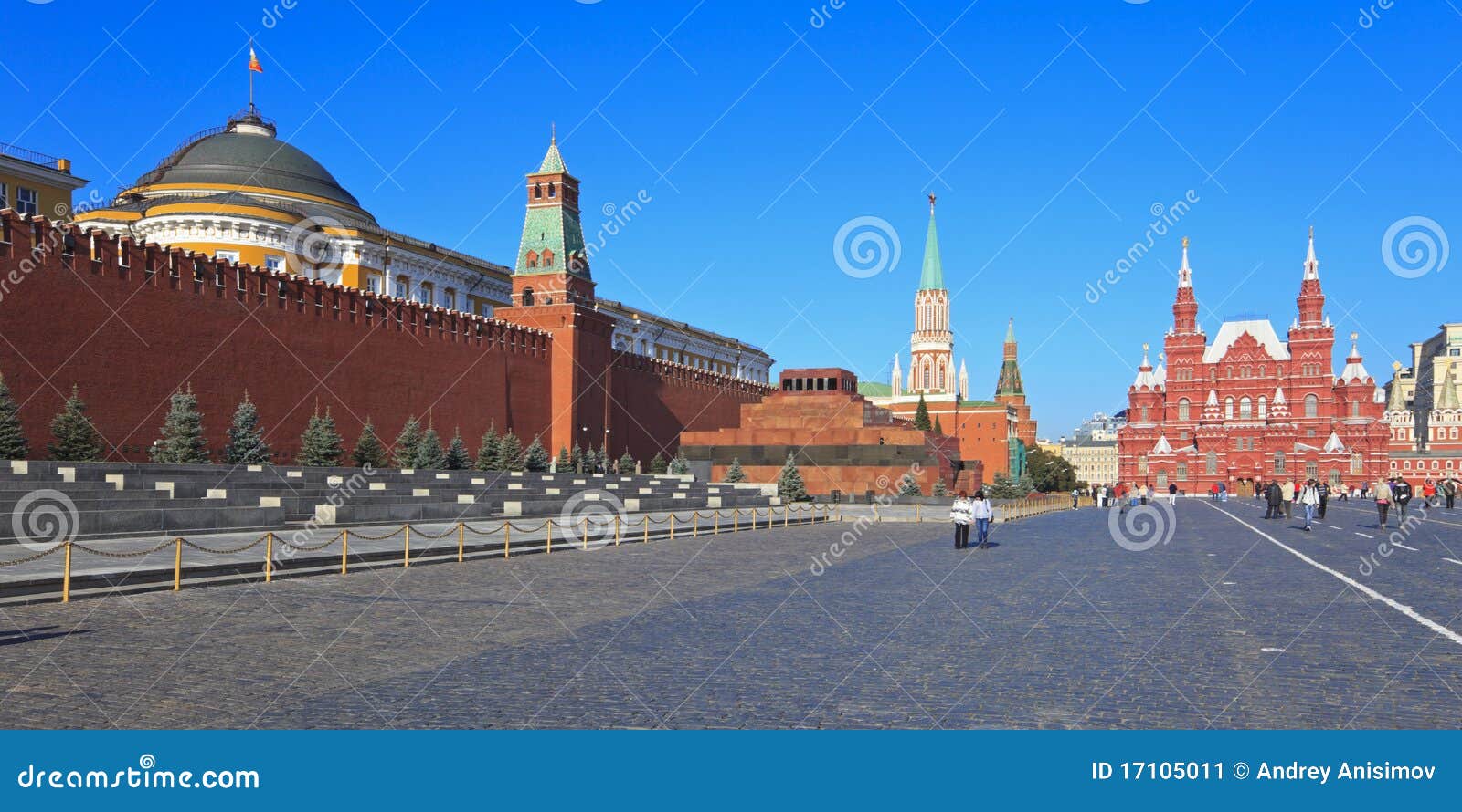 The Red Square in Moscow, Russia Stock Image - Image of architecture ...
