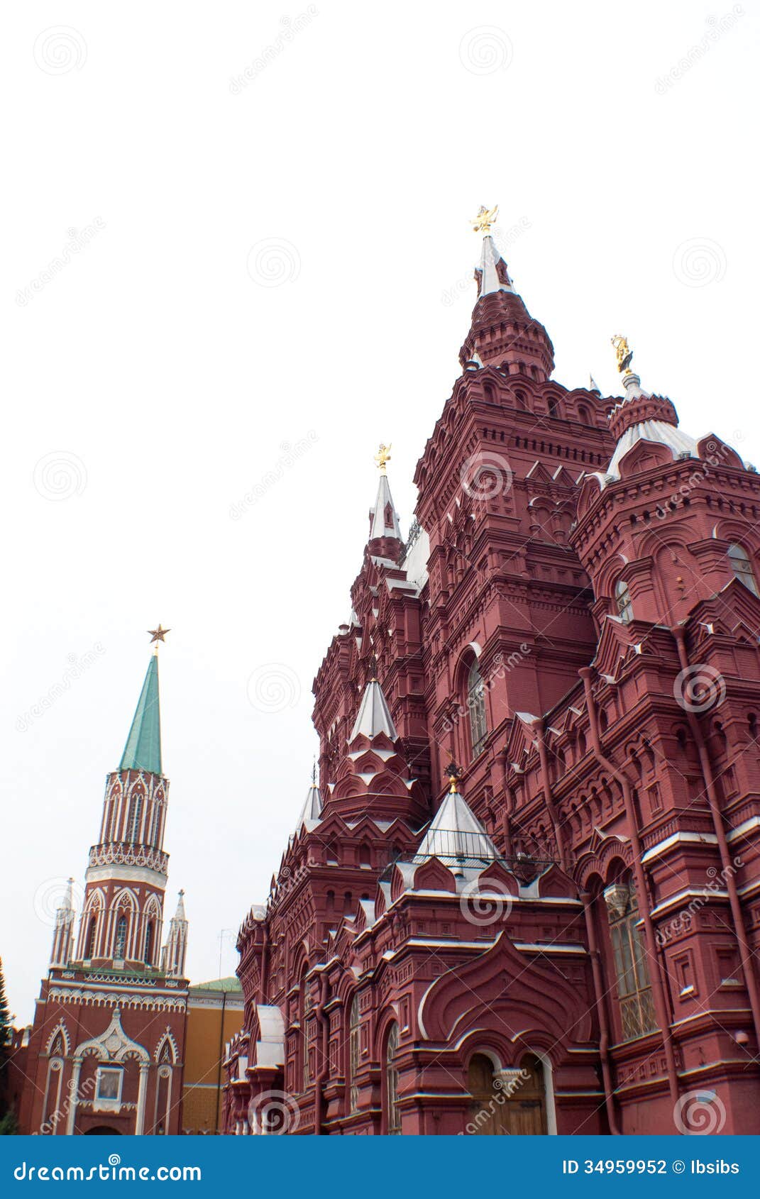 Red Square in Moscow Russia Stock Photo - Image of religious, faith ...