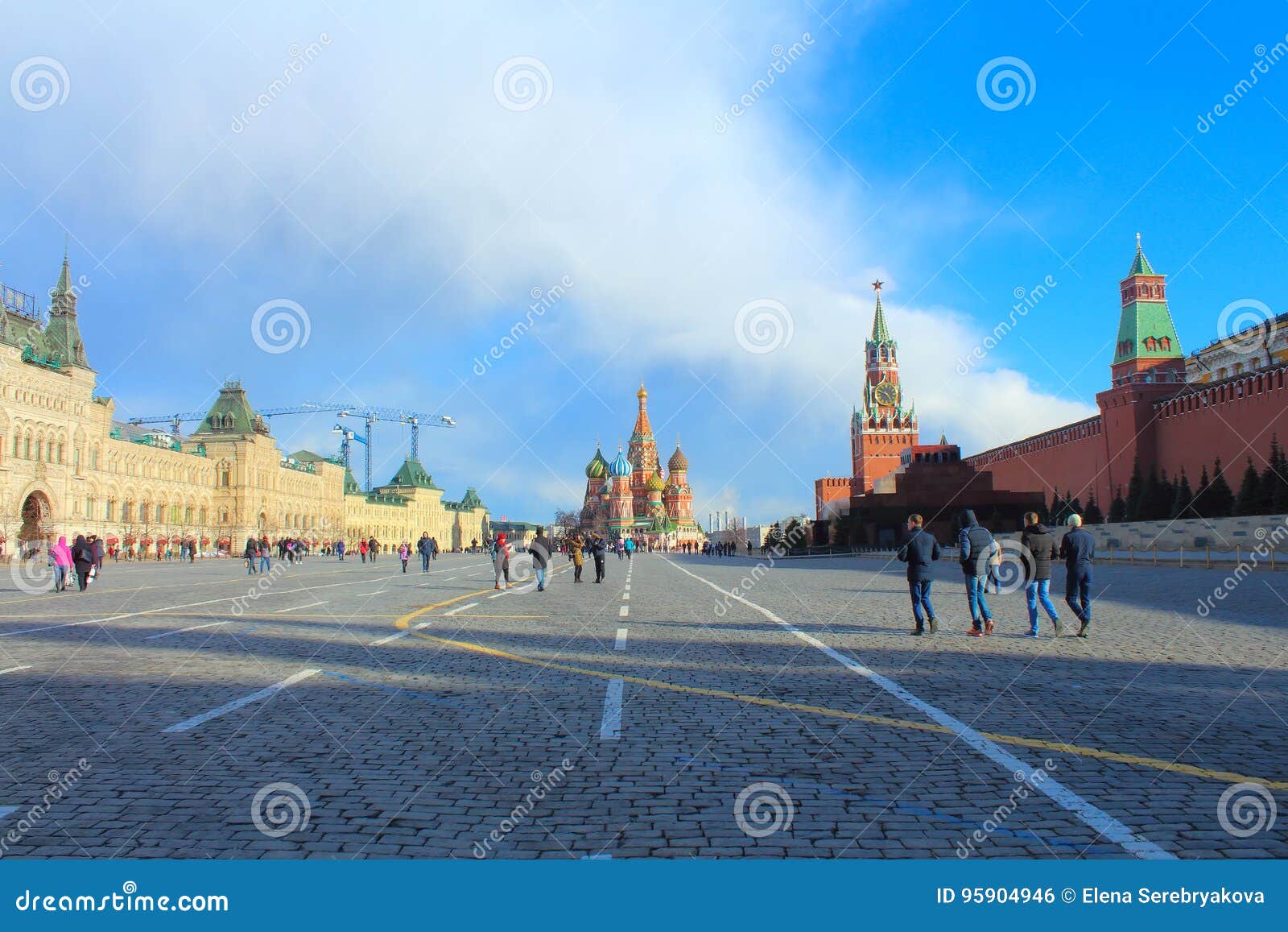 The Red Square. Moscow, Russia. Editorial Photo - Image of historical ...