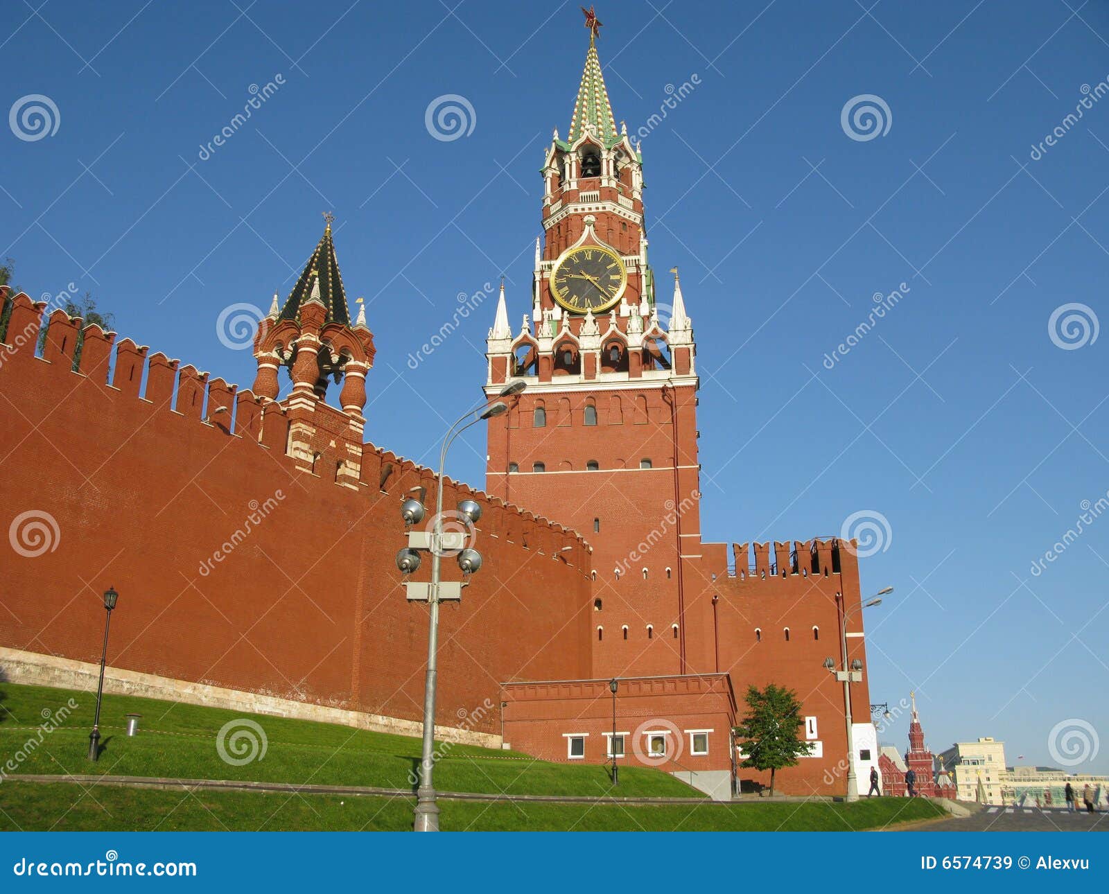 Red square Moskow stock image. Image of lights, historic - 6574739
