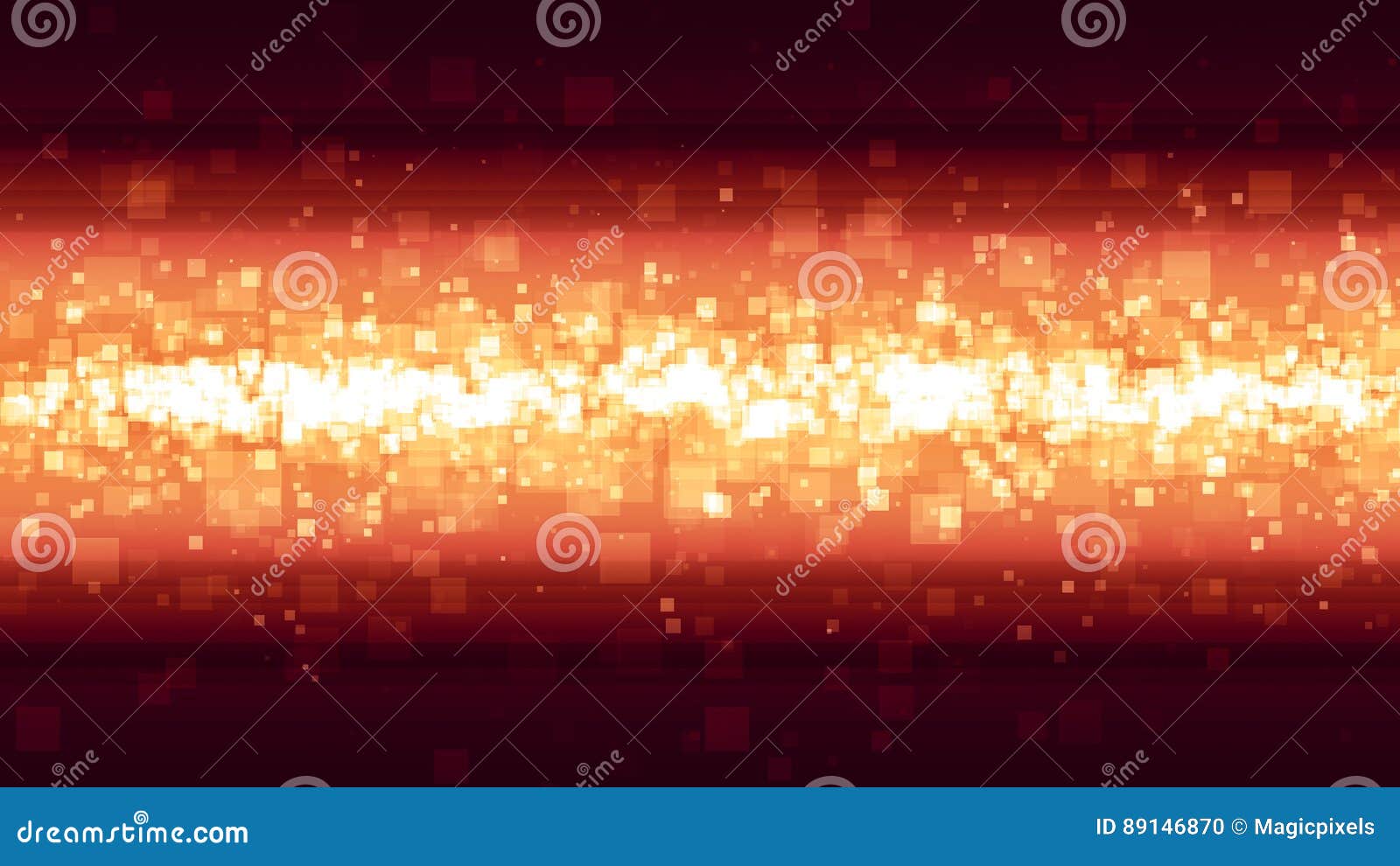 Red square particle stock illustration. Illustration of golden - 89146870