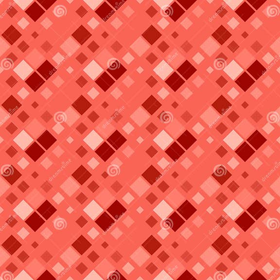 Red Square Pattern Background - Abstract Vector Design Stock Vector ...