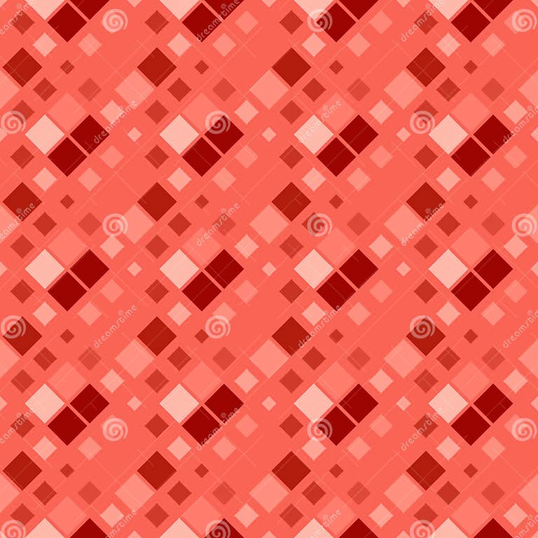 Red Square Pattern Background - Abstract Vector Design Stock Vector ...