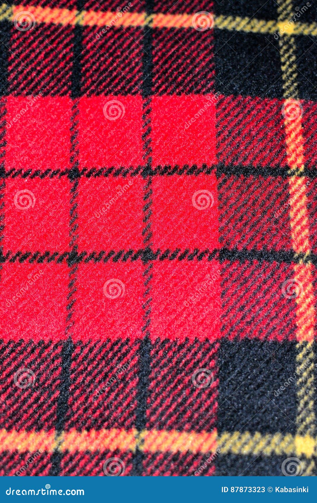 Red Square Pattern Tartan Wool Texture Background Stock Image - Image ...