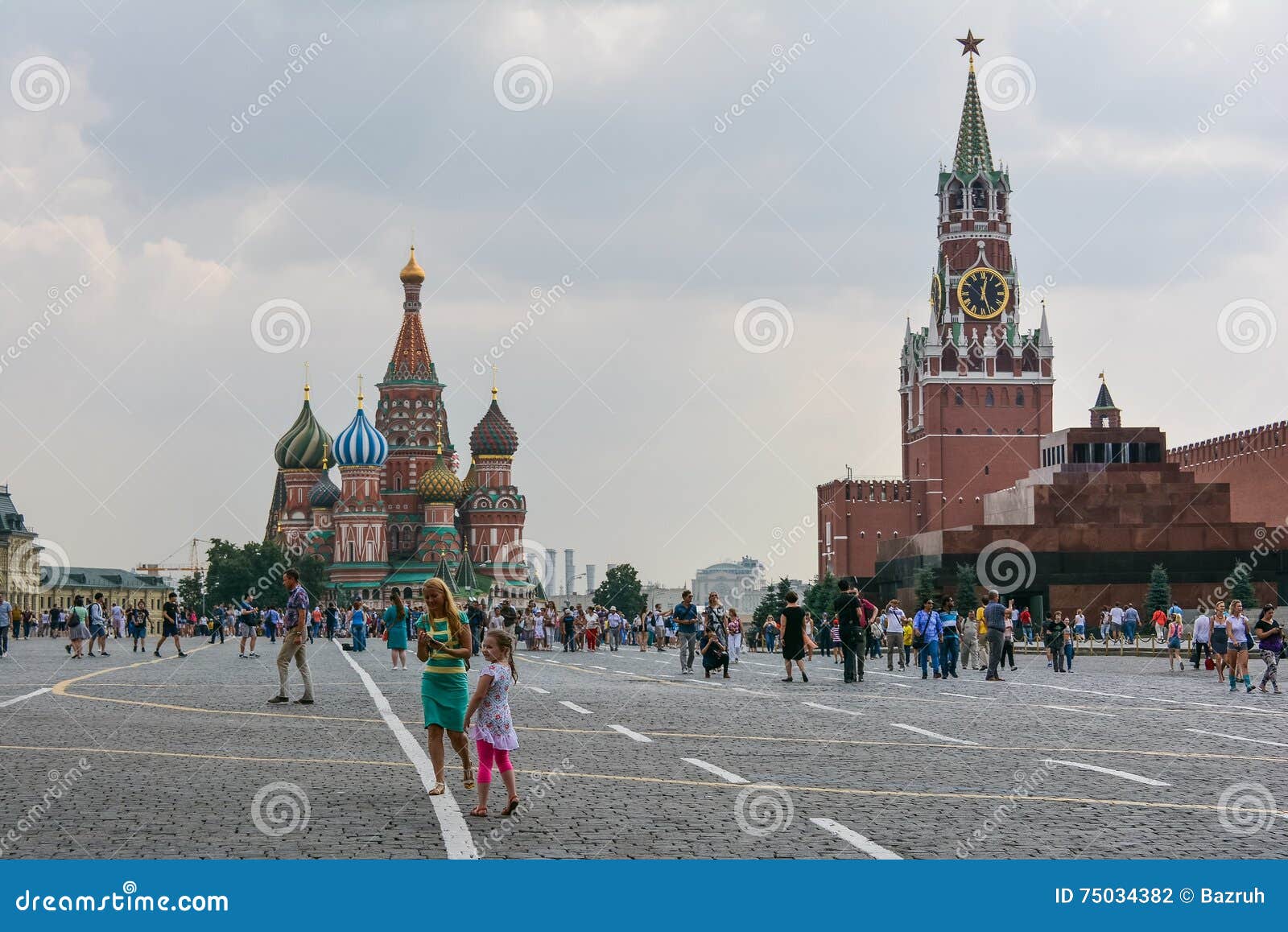 Red Square editorial photography. Image of kremlin, tourism - 75034382