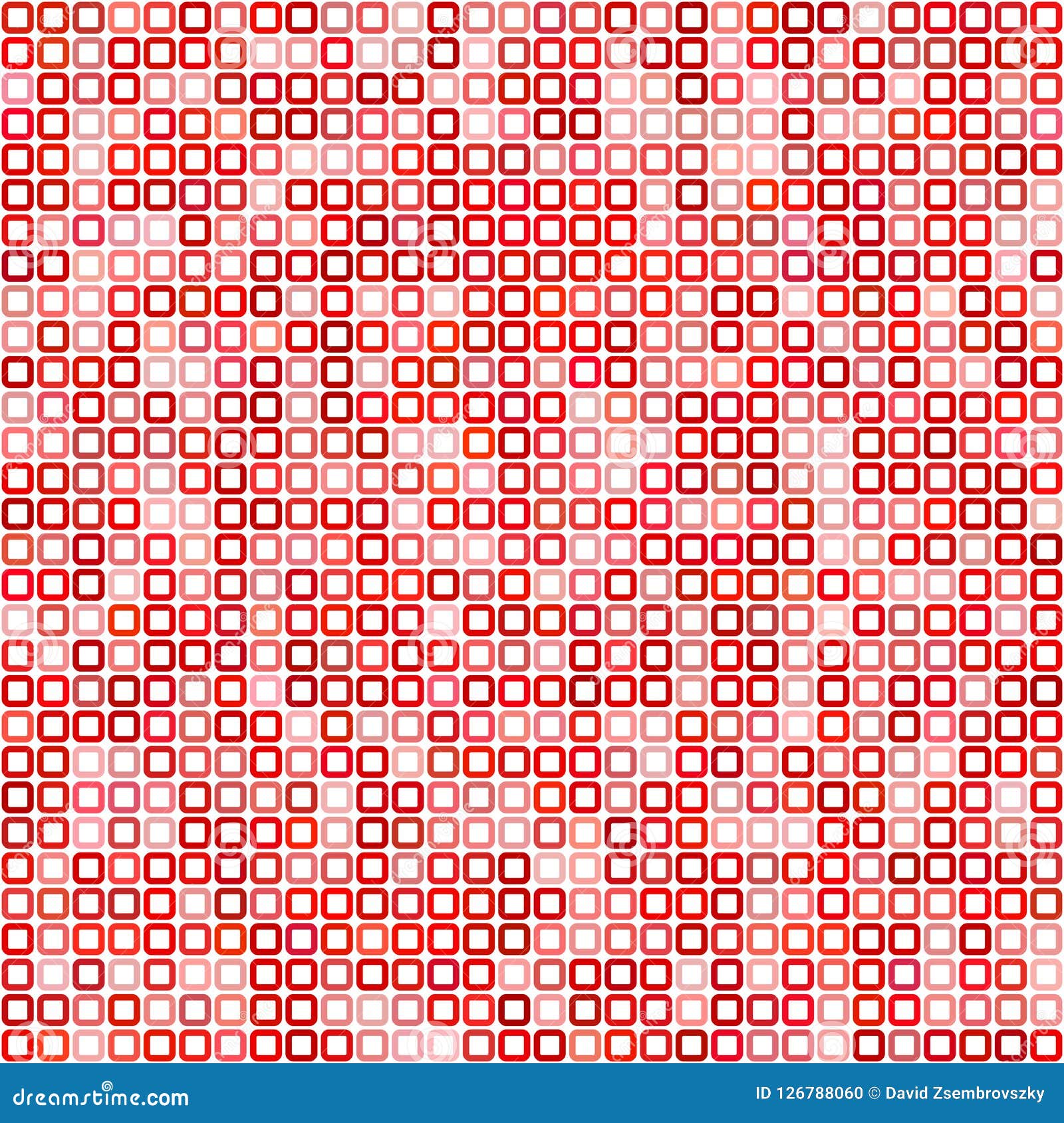 Red Square Pixel Mosaic Background Stock Vector - Illustration of ...
