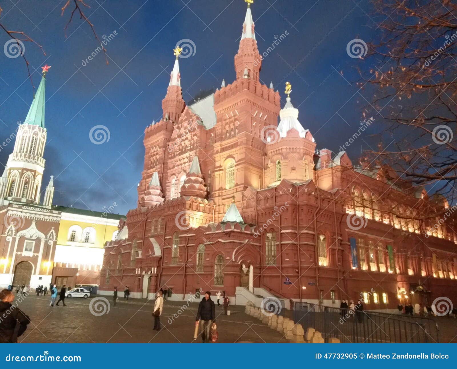 Red Square editorial image. Image of square, nightlife - 47732905