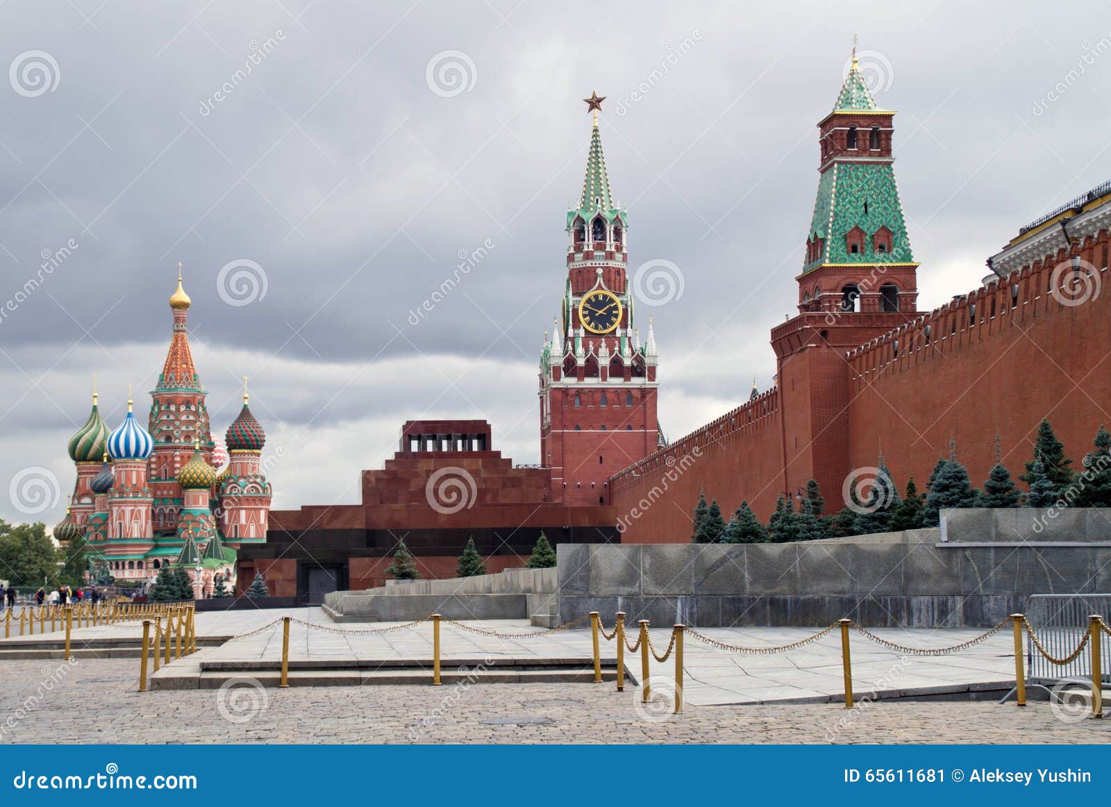 Red Square in the Russian Capital Moscow. Stock Image - Image of ...