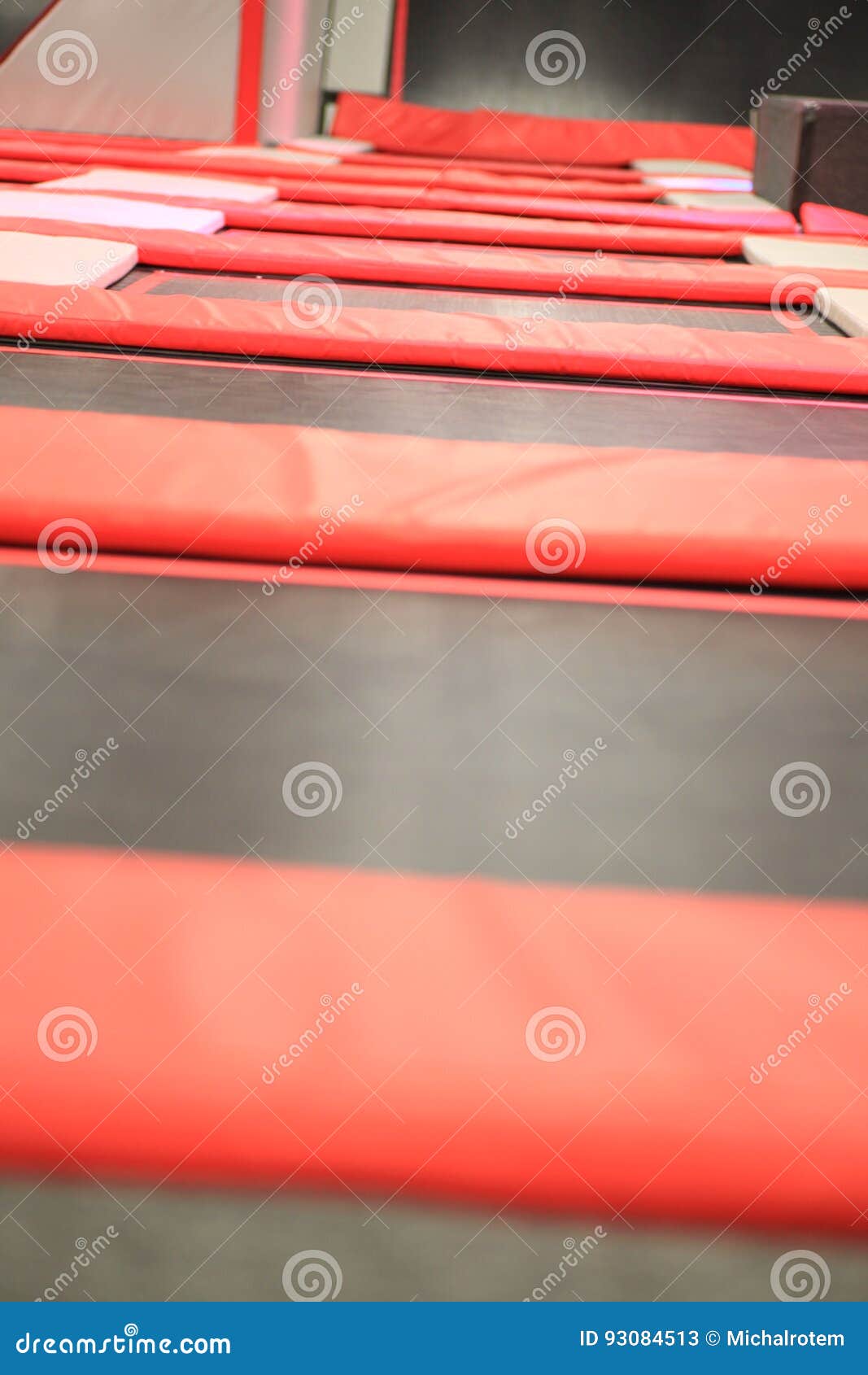 Red square Trampoline stock image. Image of people, inspired - 93084513