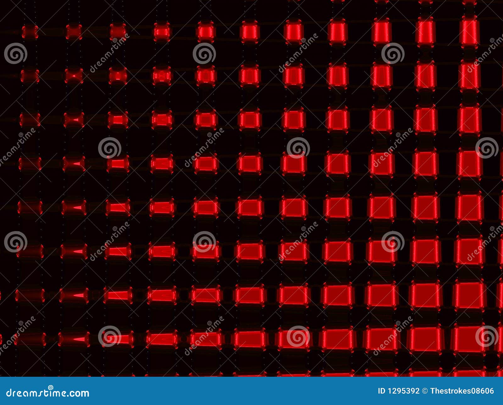 Red Squared Glow stock illustration. Illustration of decoration - 1295392