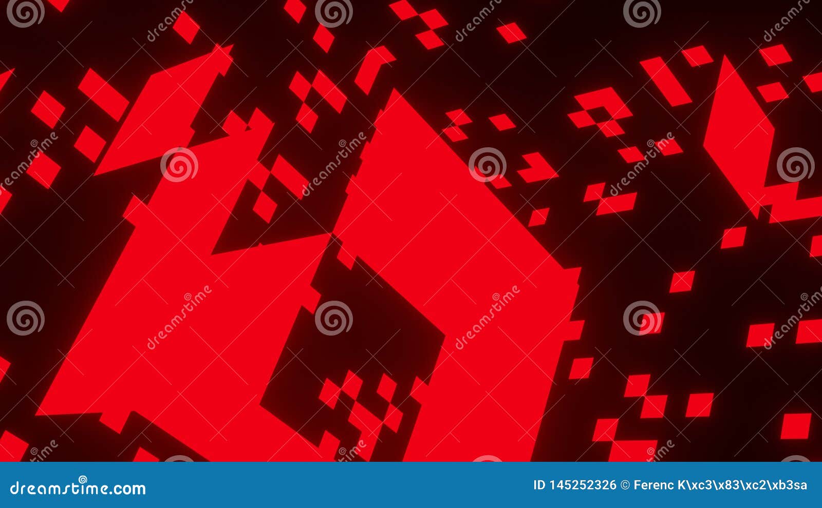 Red Squares Abstract stock illustration. Illustration of abstract ...