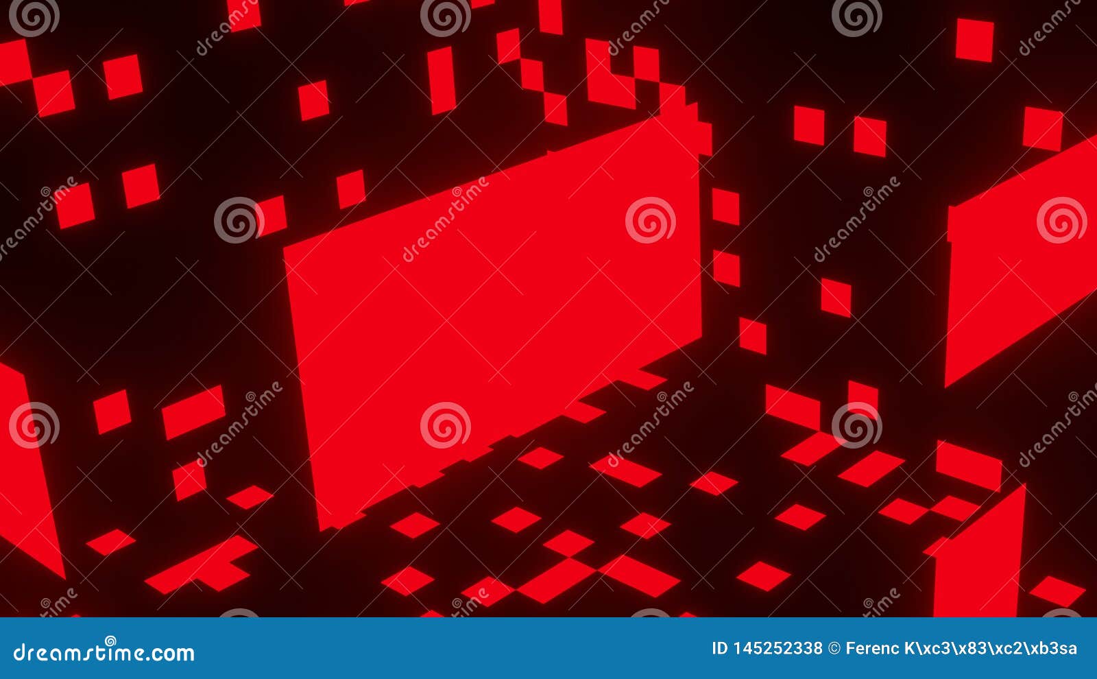 Red Squares Abstract stock illustration. Illustration of element ...