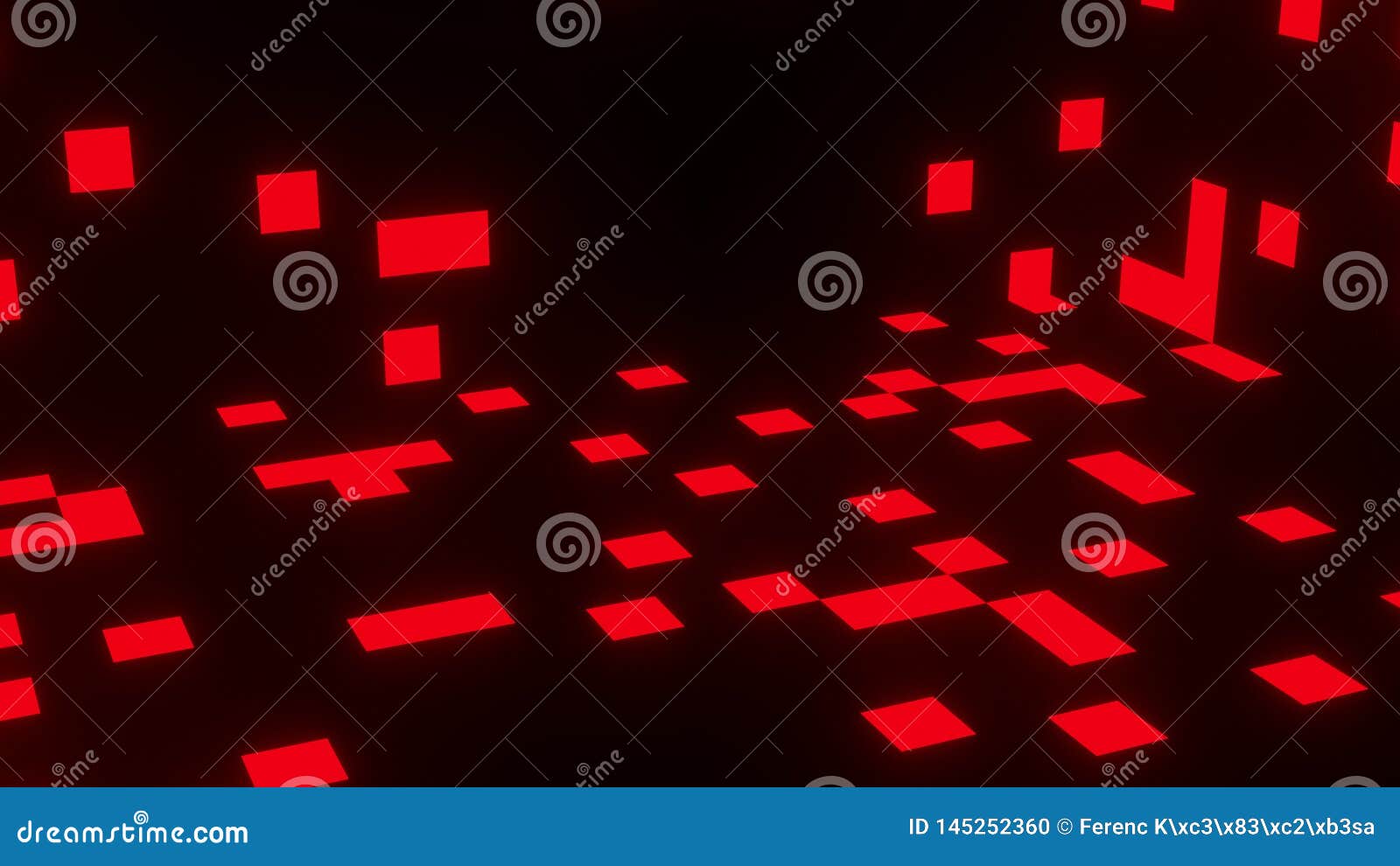 Red Squares Abstract stock illustration. Illustration of future - 145252360